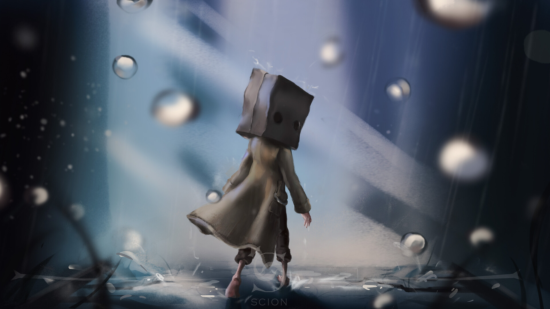 ArtStation - Pale City - A Little Nightmares Painting