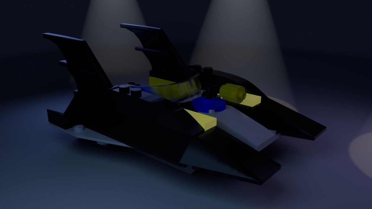 ArtStation - Batboat Lego Maya