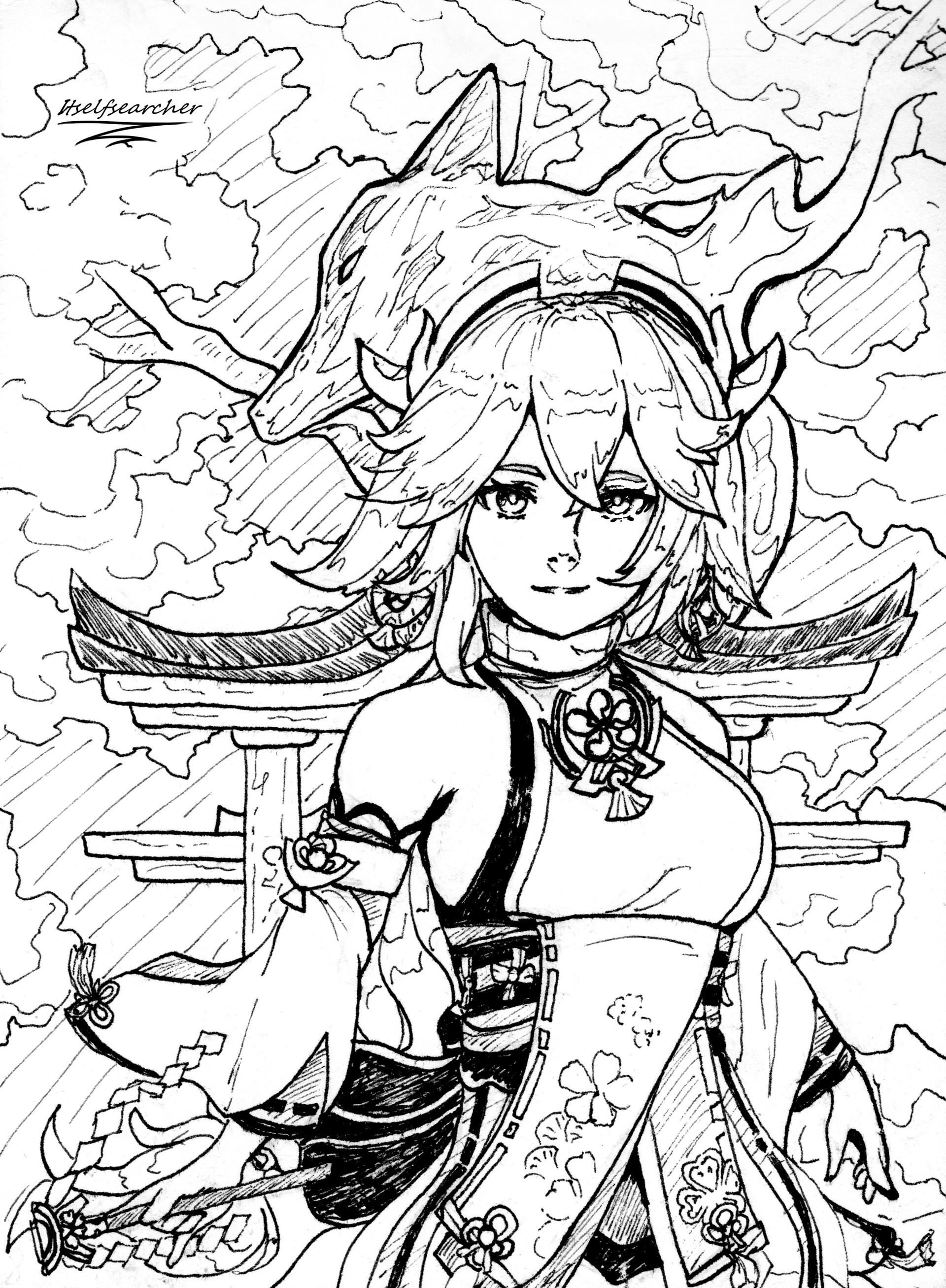 miko coloring pages