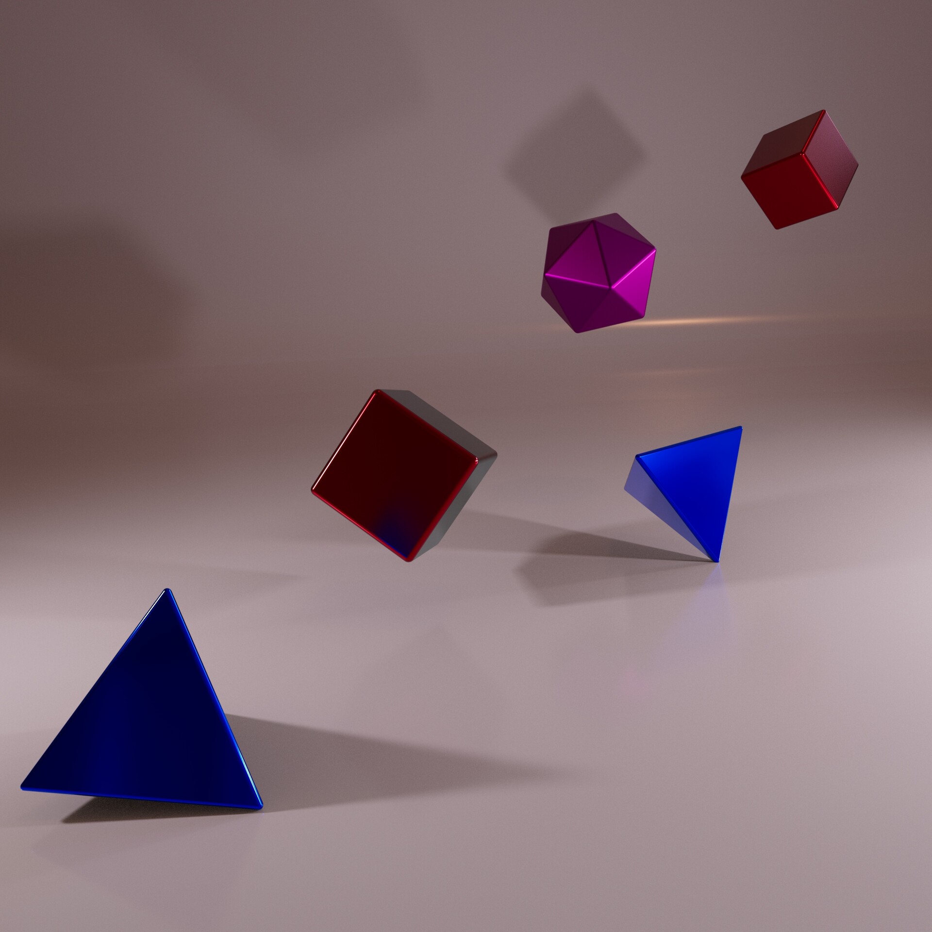 Pierce Rohrer - 3D Rendered Stills using Polygon Primitives