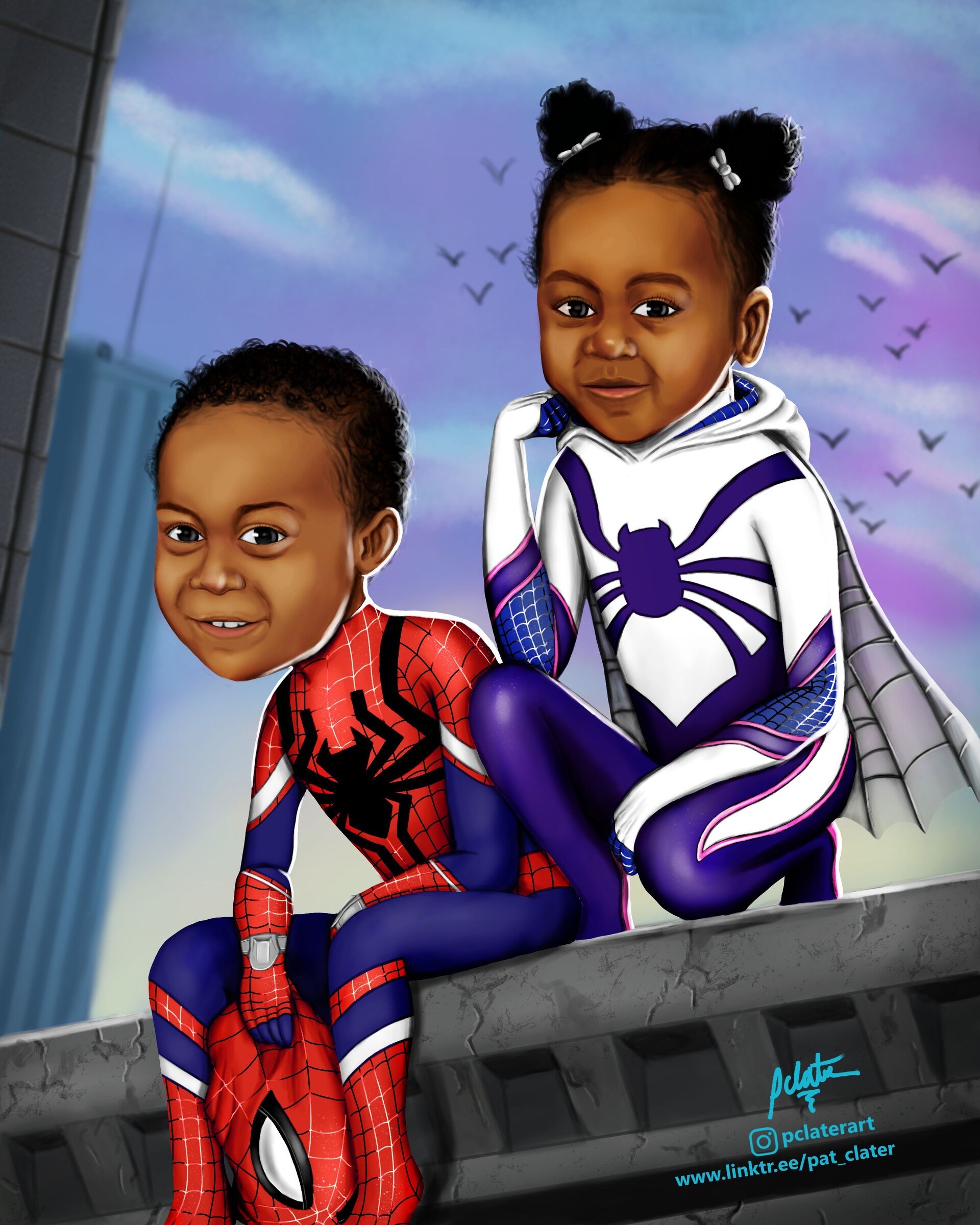 ArtStation - Spider-Mari and Spider-Ari