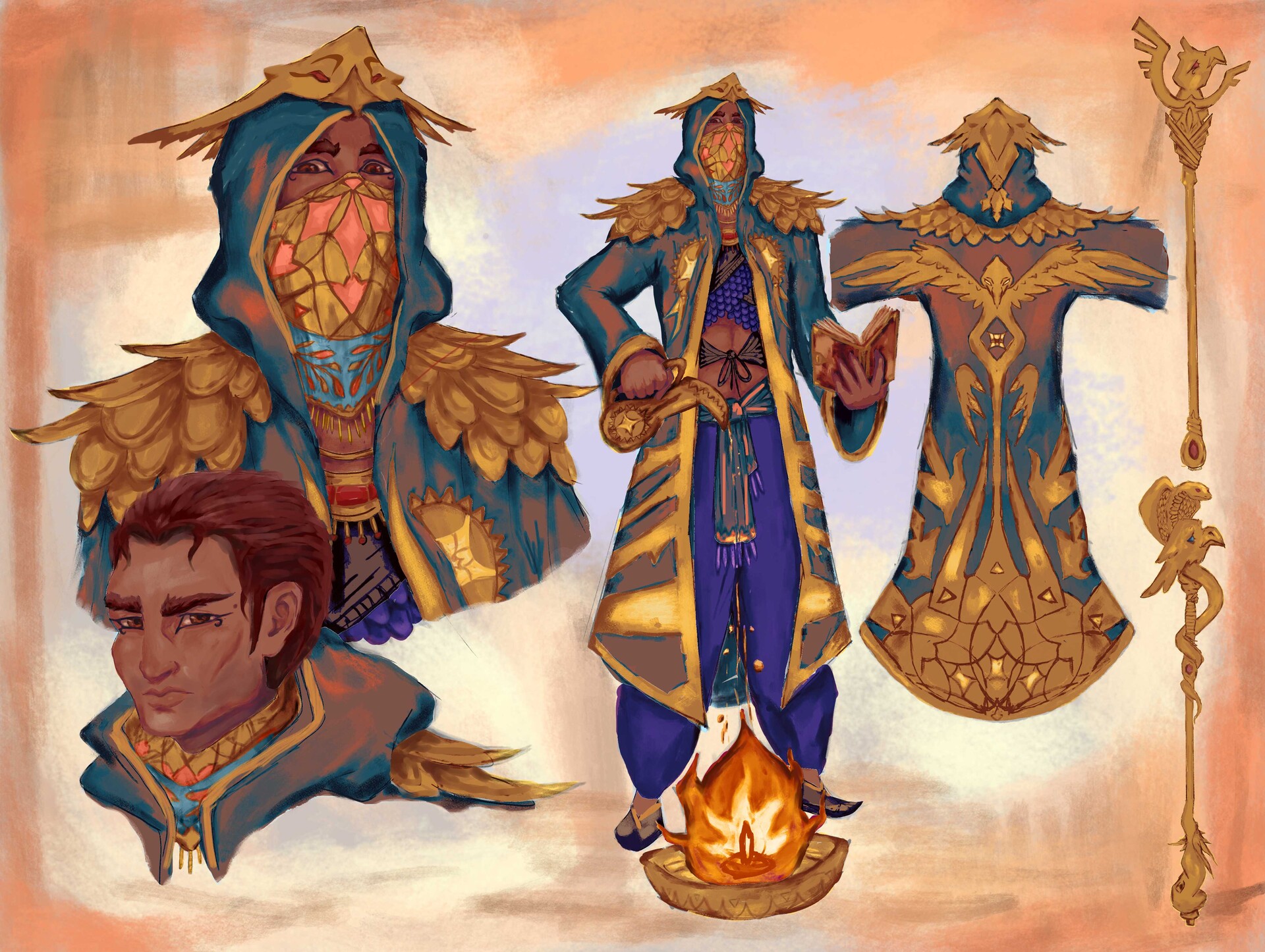 ArtStation - High Priest of the Sun Warriors