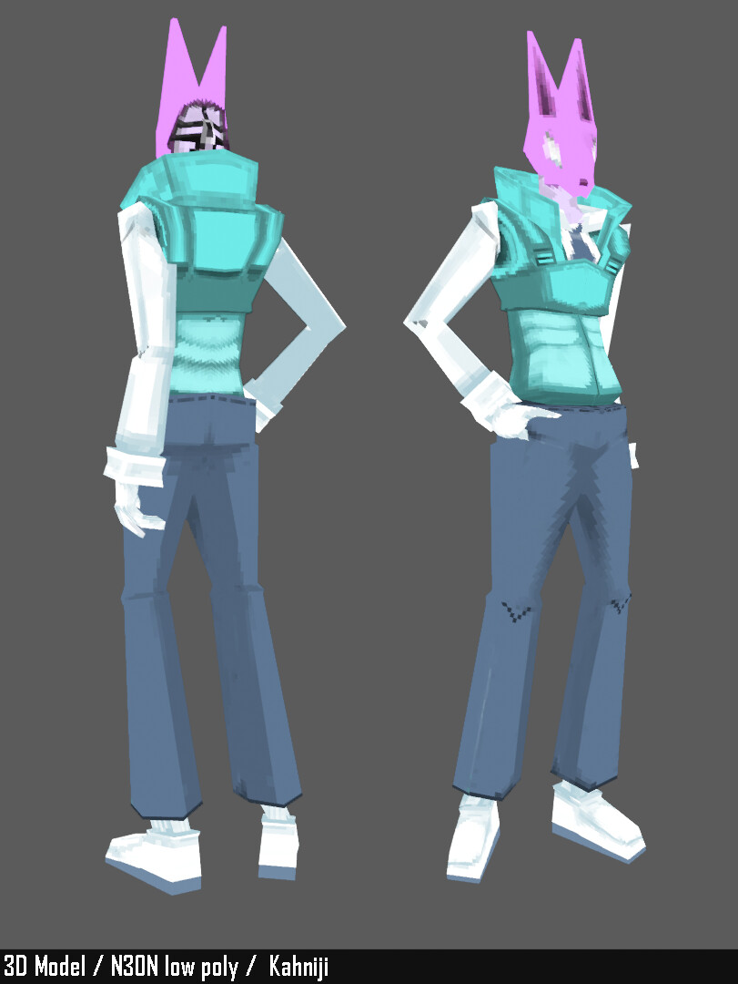 ArtStation - Neon character concept development