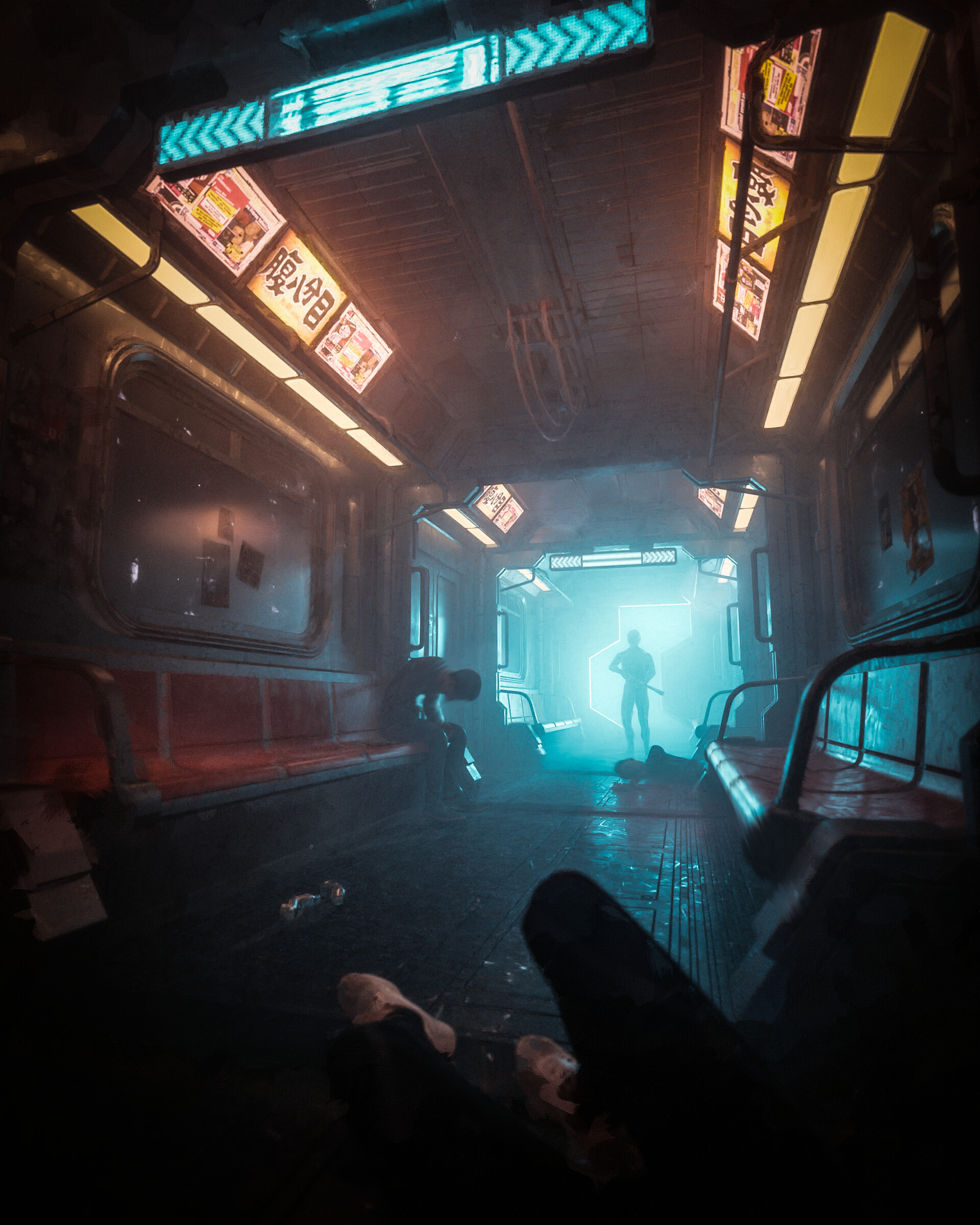 ArtStation - Cyberpunk Metro