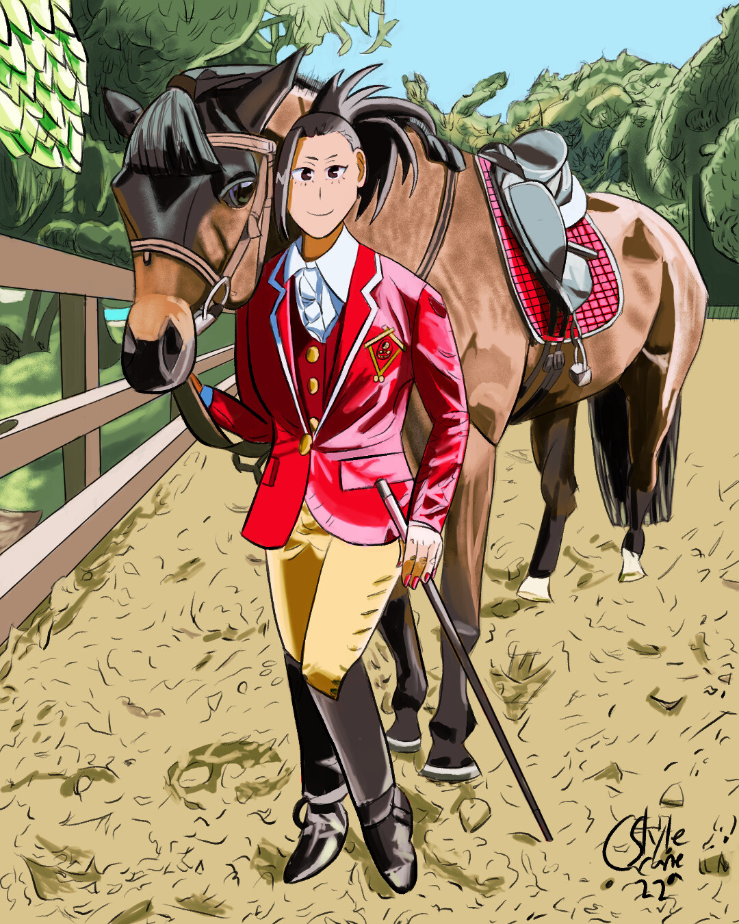 ArtStation - Equestian Momo 2 6/23/22