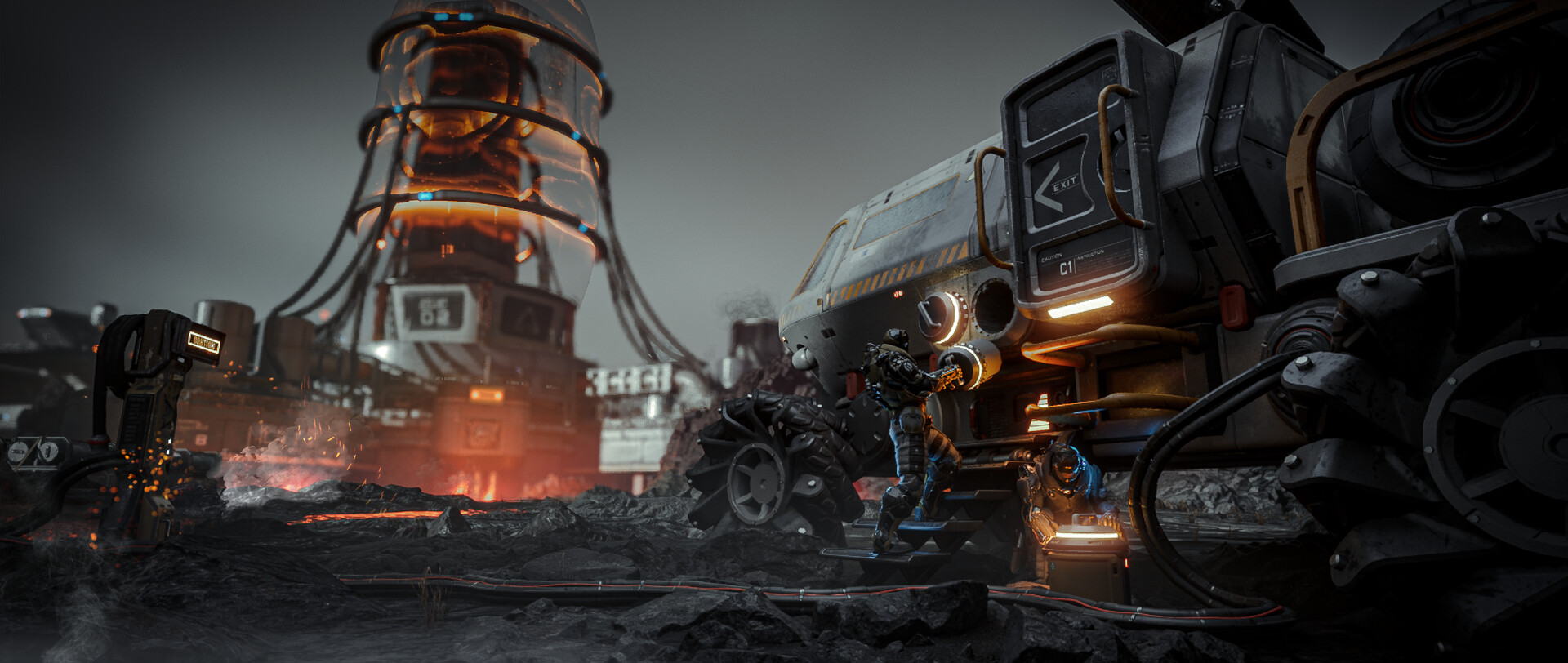 Haoliang Yang - #KB3Dchallenge LavaPlanet mining district