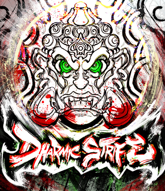 ArtStation - DHARMIC STRIFE :: Graphic Design / T-shirt Styles