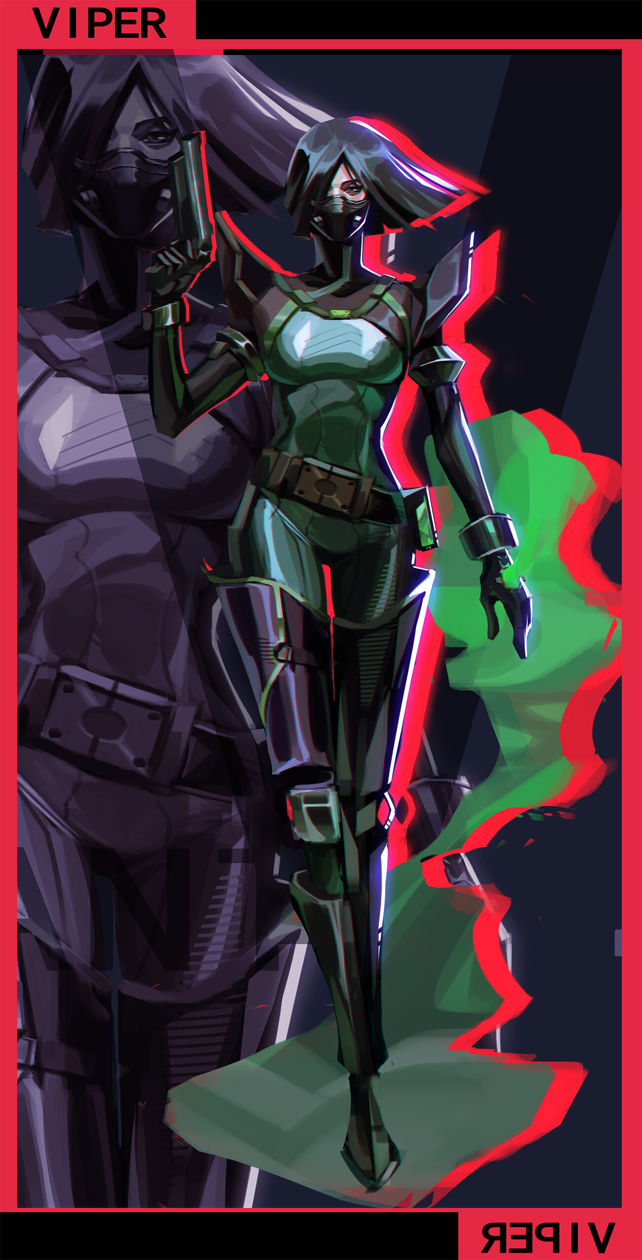 ArtStation - Valorant fanart-Viper