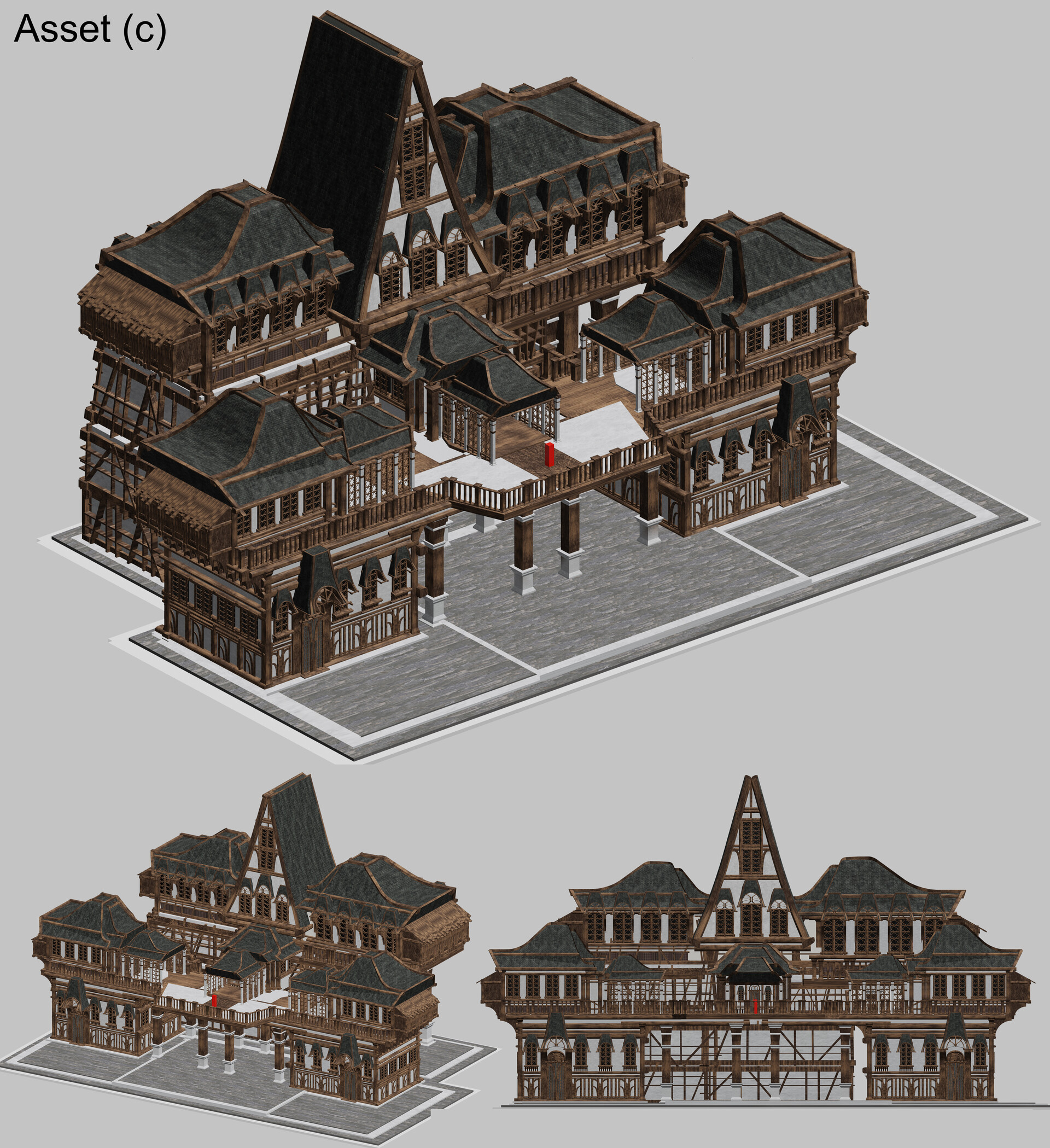 Min 1995 - medieval buildings (architecture concept art)