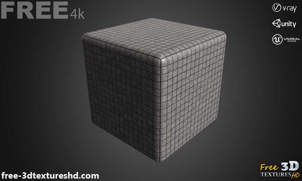 PBR Textures Free Download - Concrete Tile Pavement 3D Texture PBR in ...