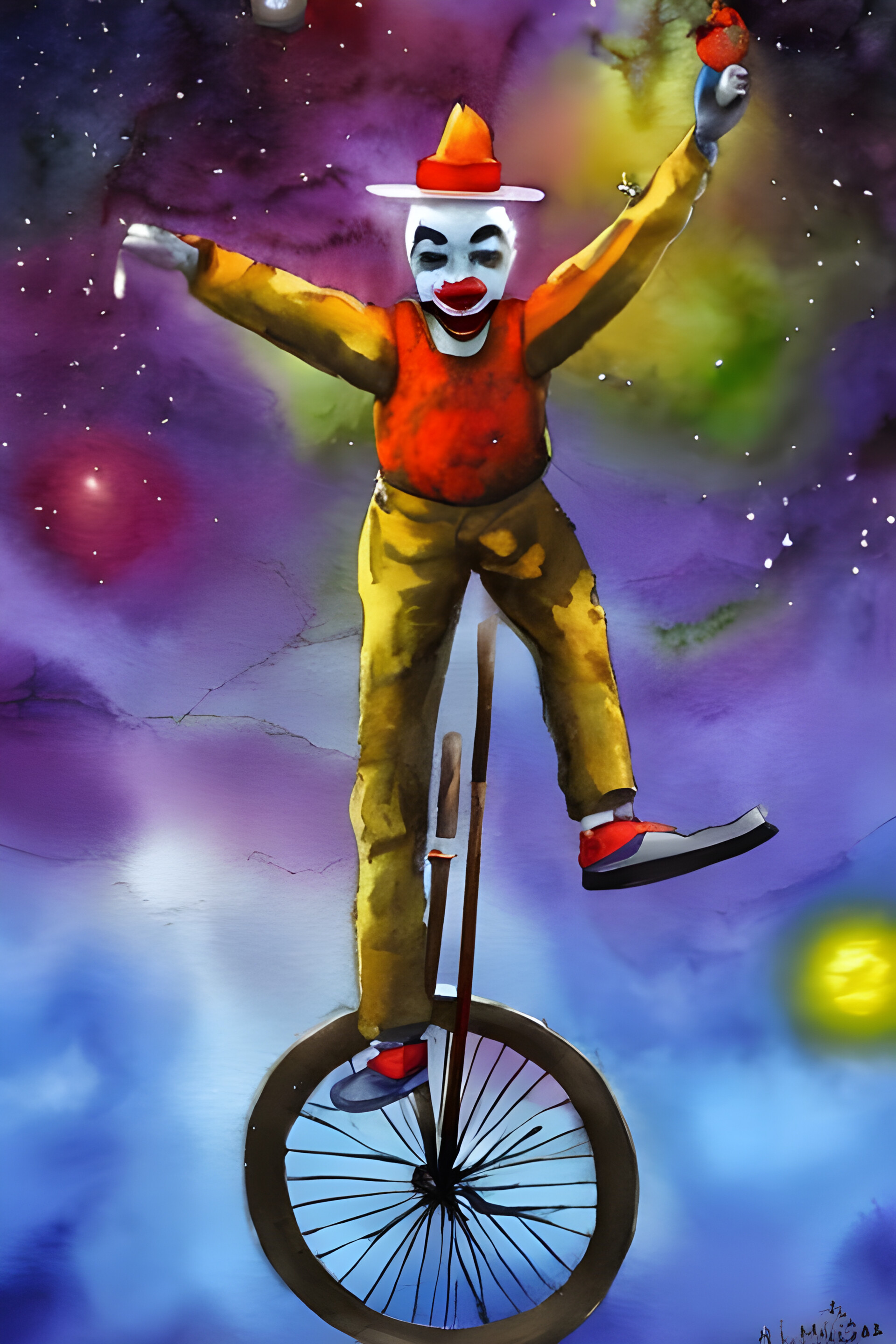 ArtStation - Watercolor Clowns