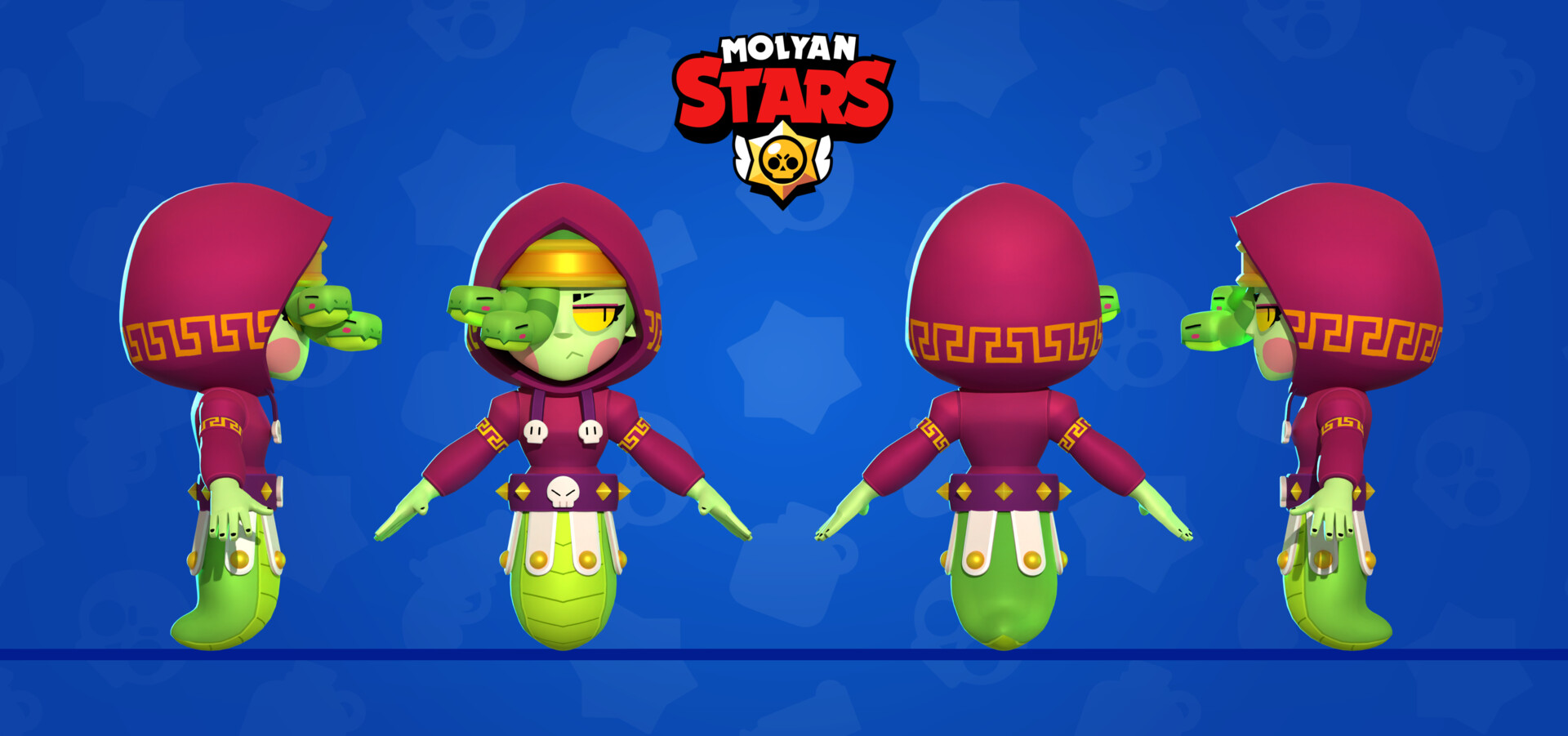 Molyan - Brawler concept: Dew 3D (2022)