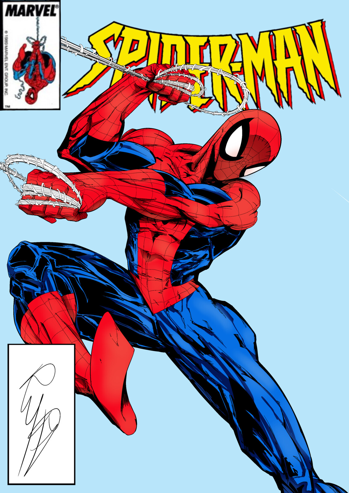 Rubén Pérez - Spider Man cómic poster