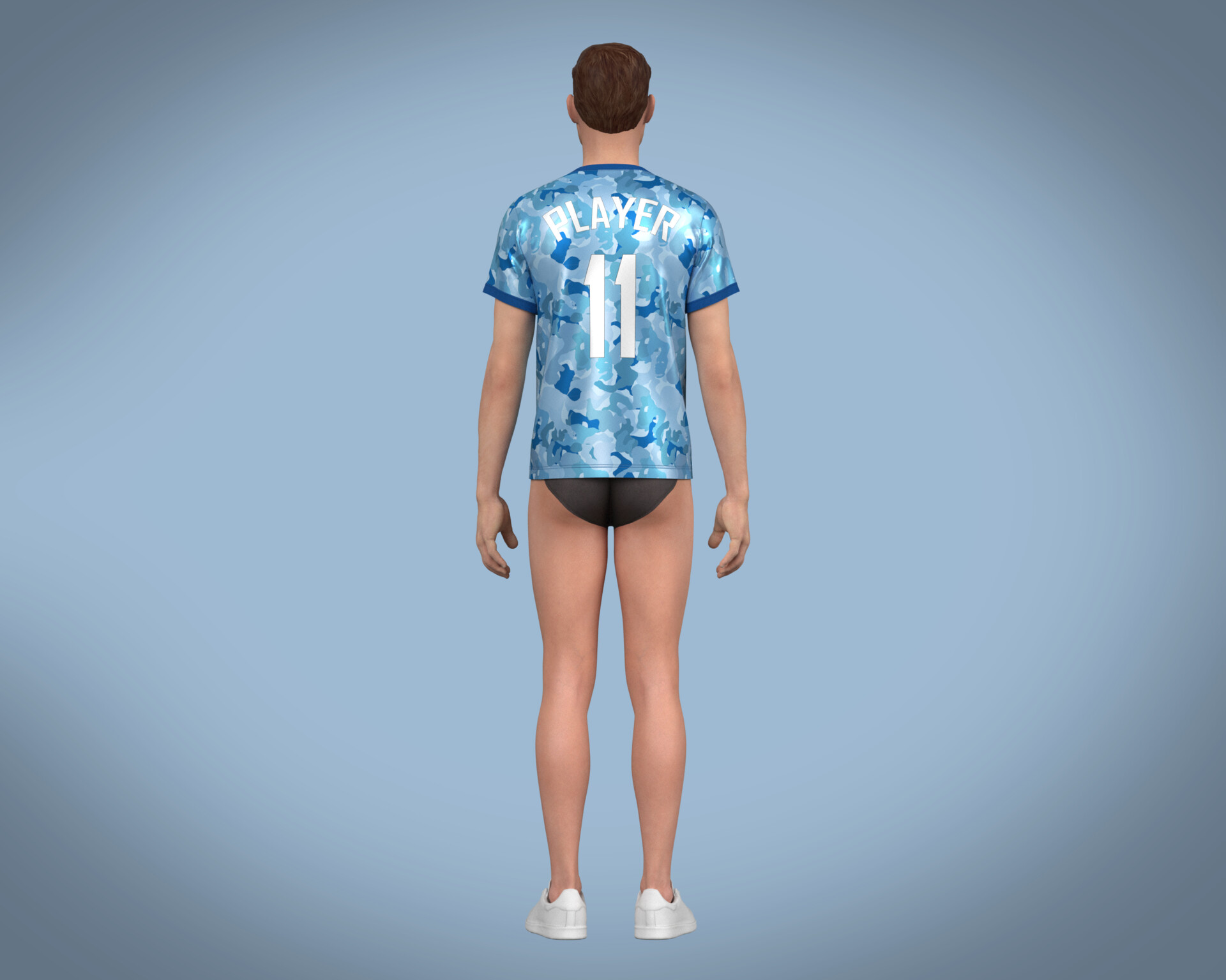 Clothing Axis - Soccer Camo Football Jersey Player 11