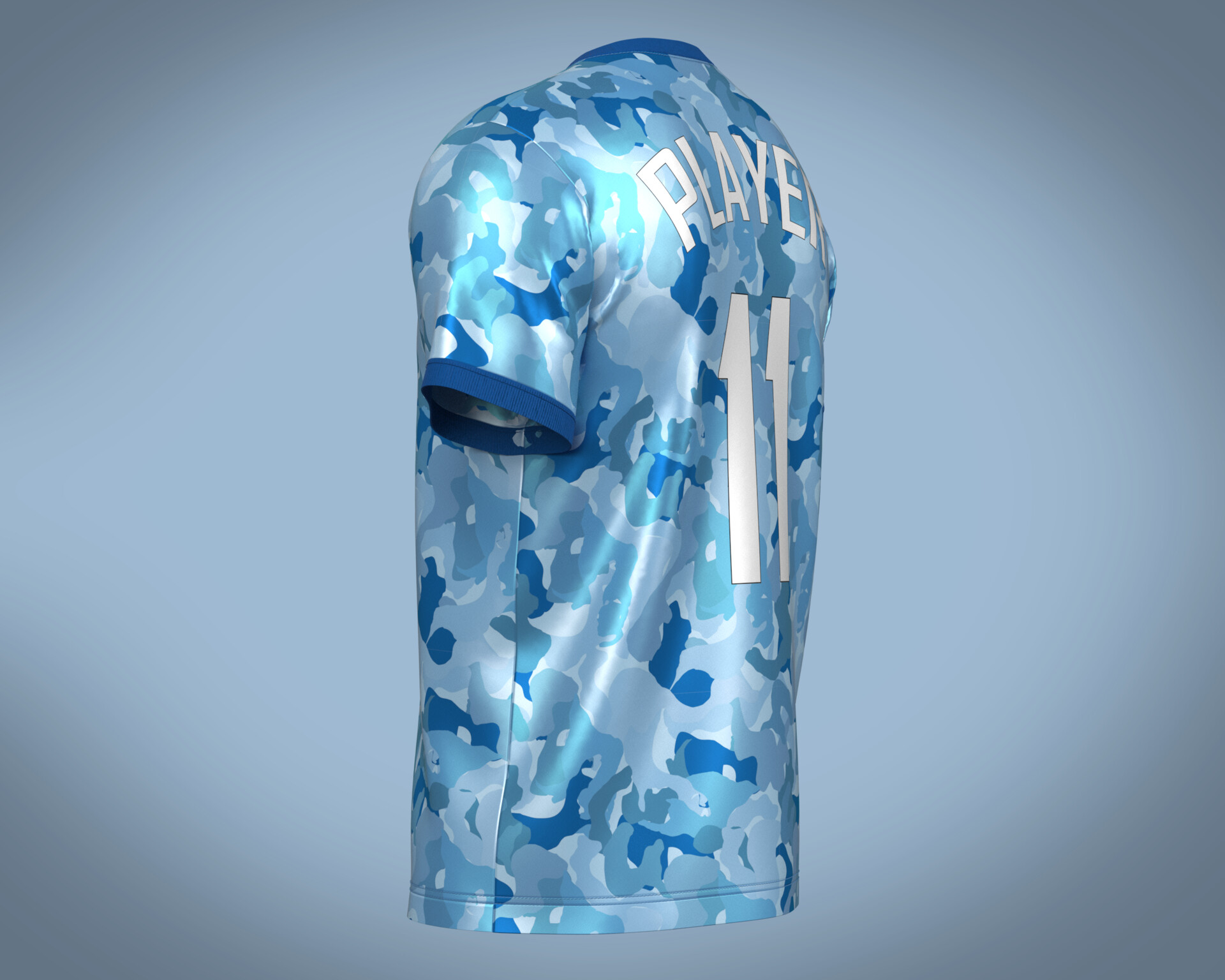 Clothing Axis - Soccer Camo Football Jersey Player 11