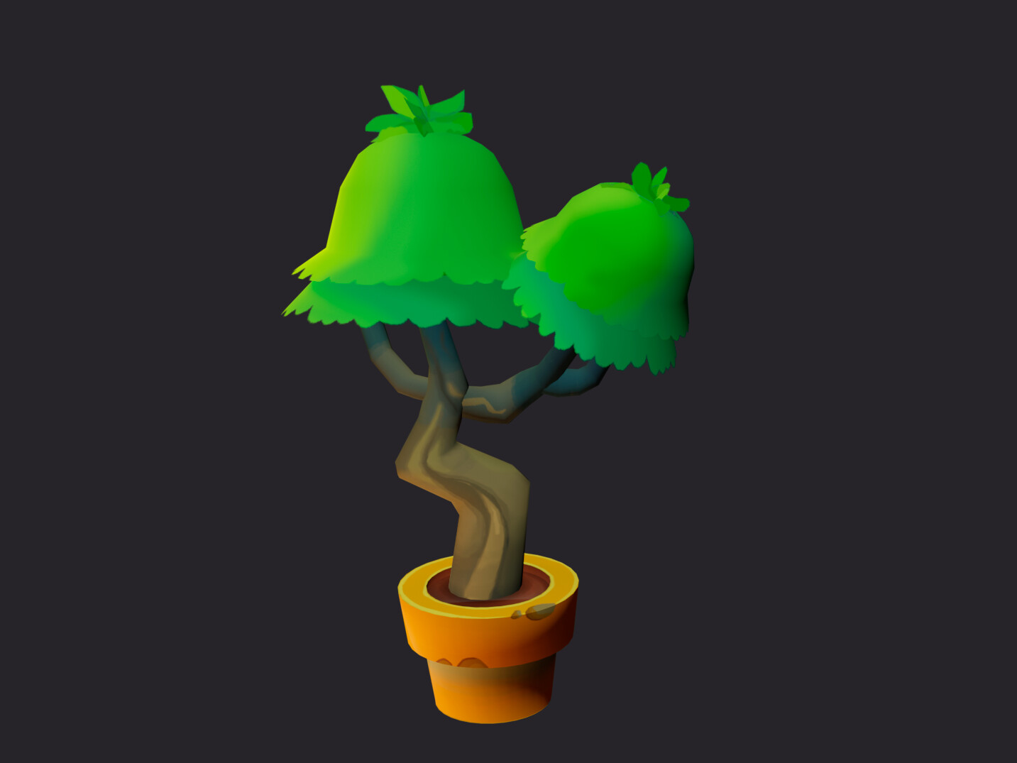 ArtStation - Plant in the pot