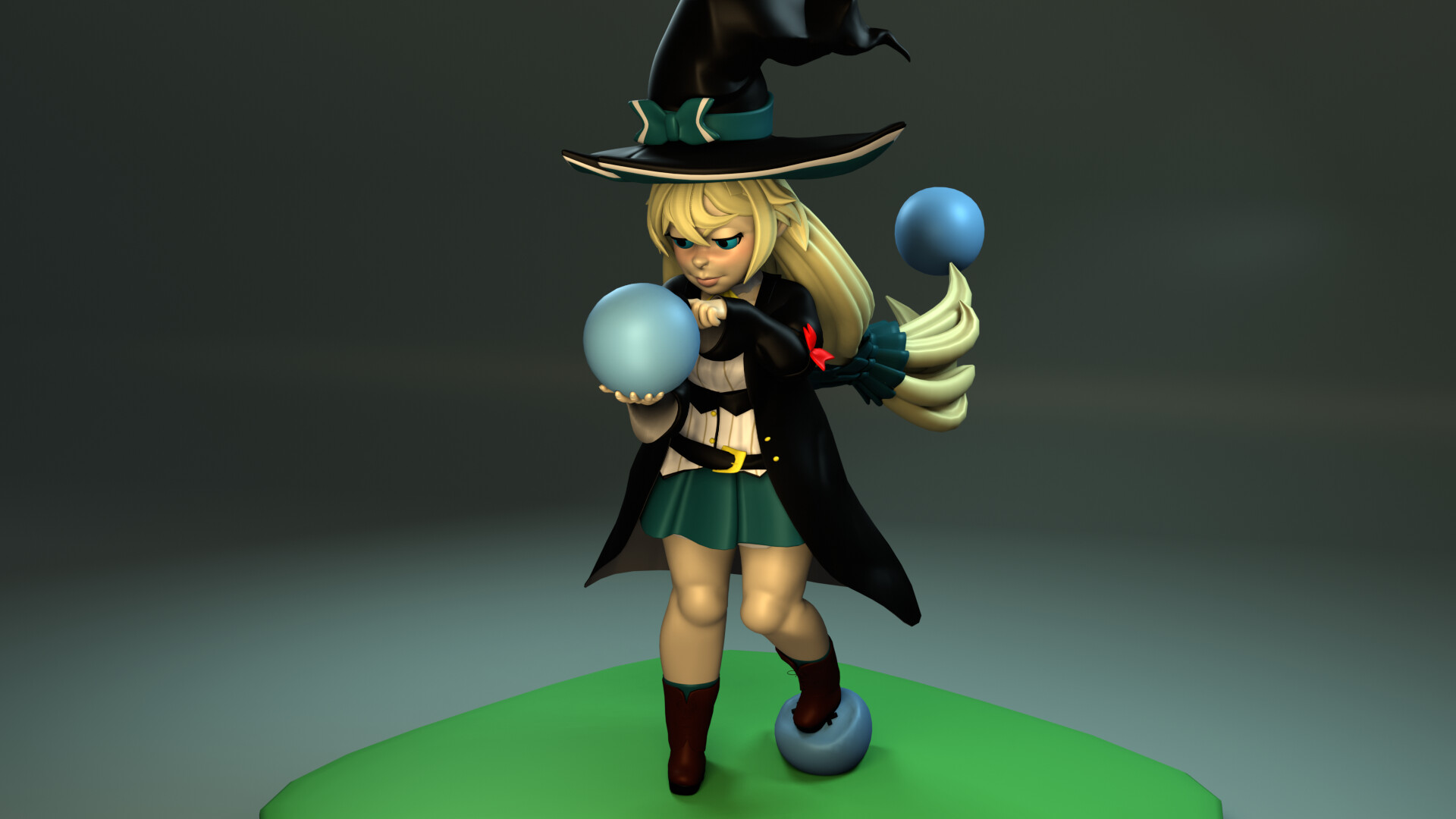 NanashiKing - Azusa fanart (anime witch)