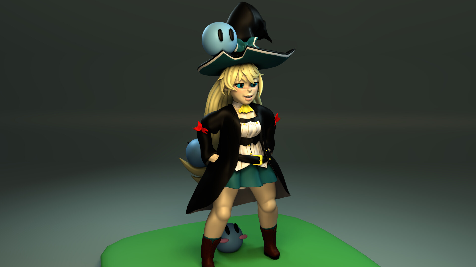 NanashiKing - Azusa fanart (anime witch)