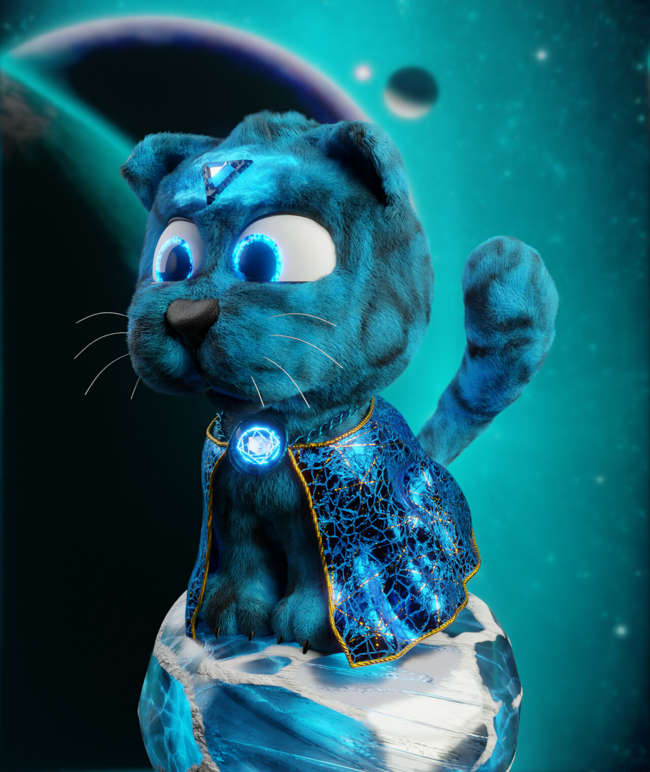 Elemental Cats Ice