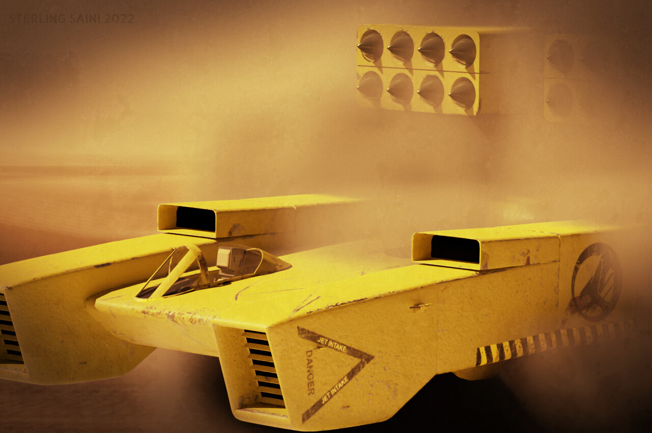 ArtStation - GDI Hover MLRS Desert