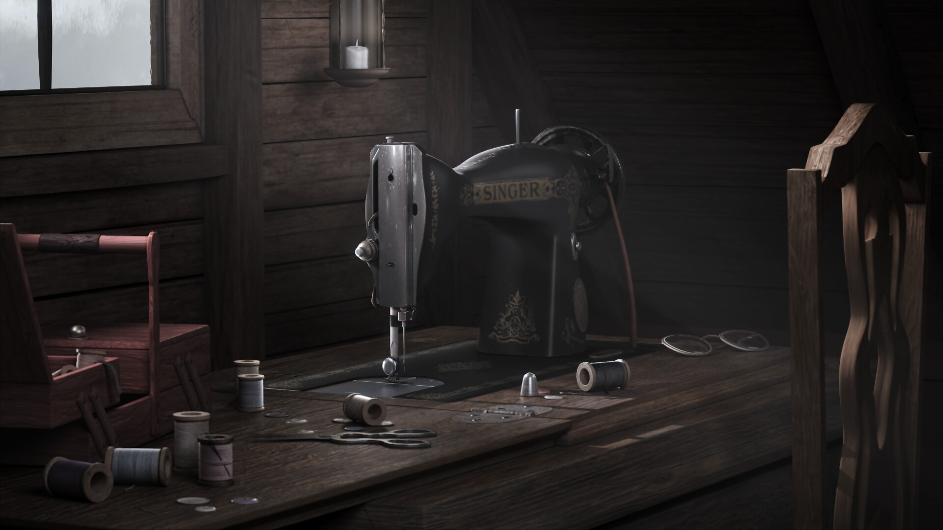 ArtStation - Sewing Machine