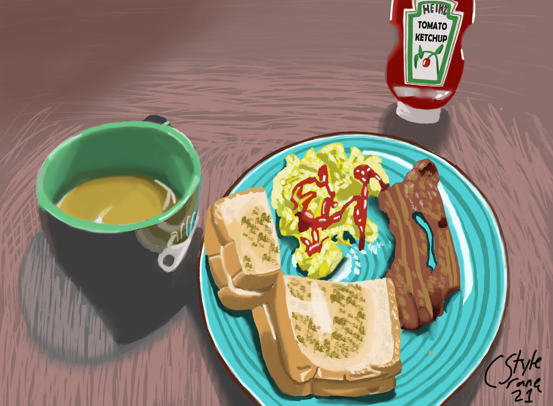 ArtStation - Morning Breakfast 7/30/21