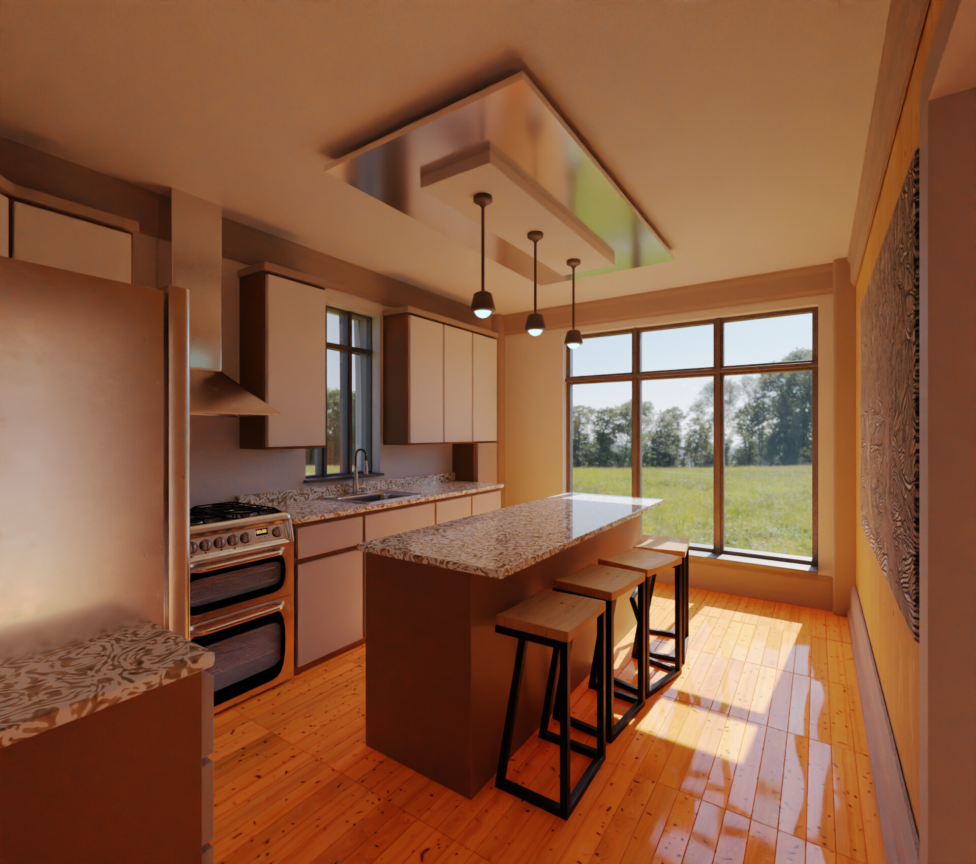 ArtStation - Kitchen ArchViz