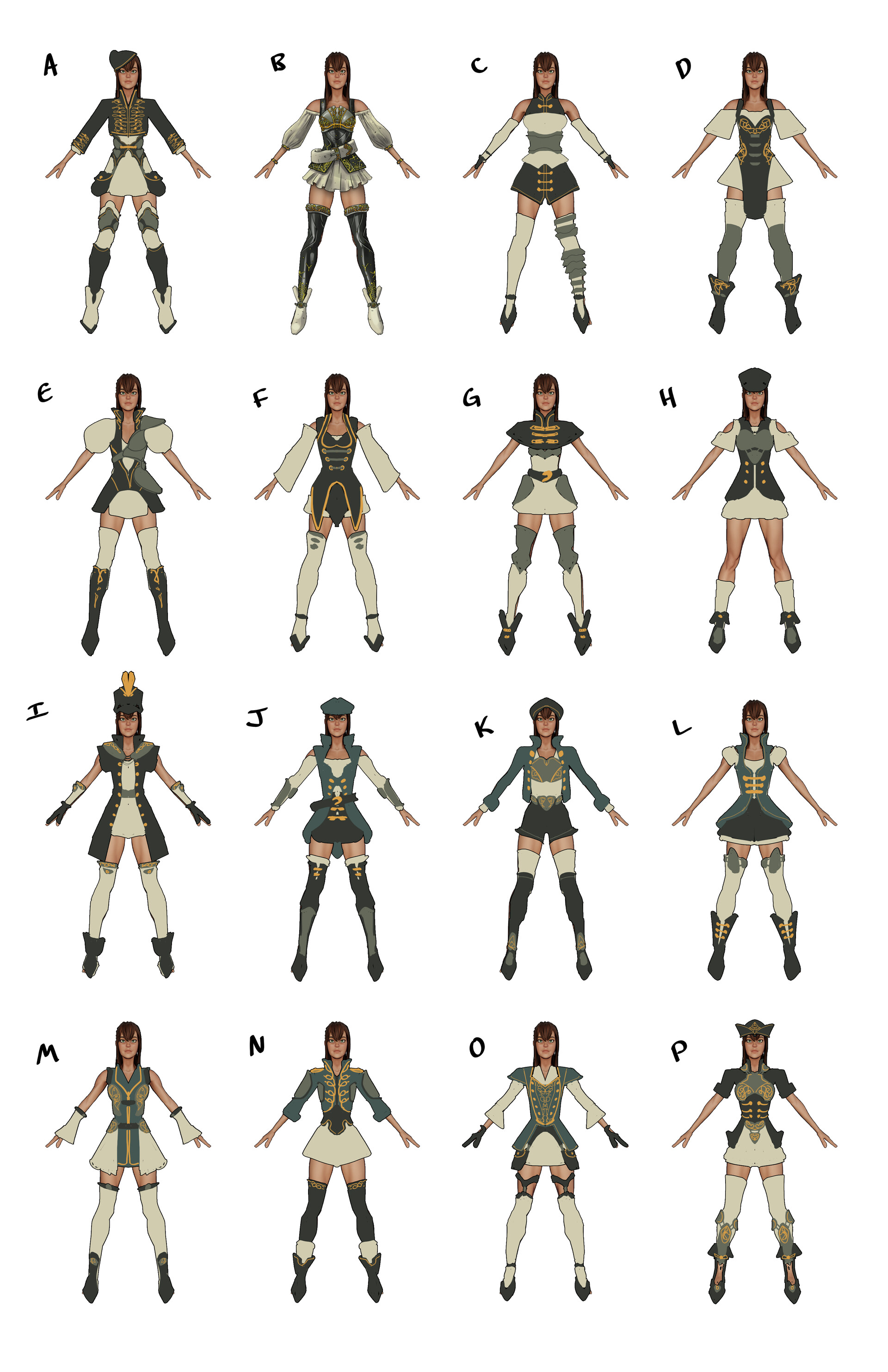 Javen - "Casters" Character Designs