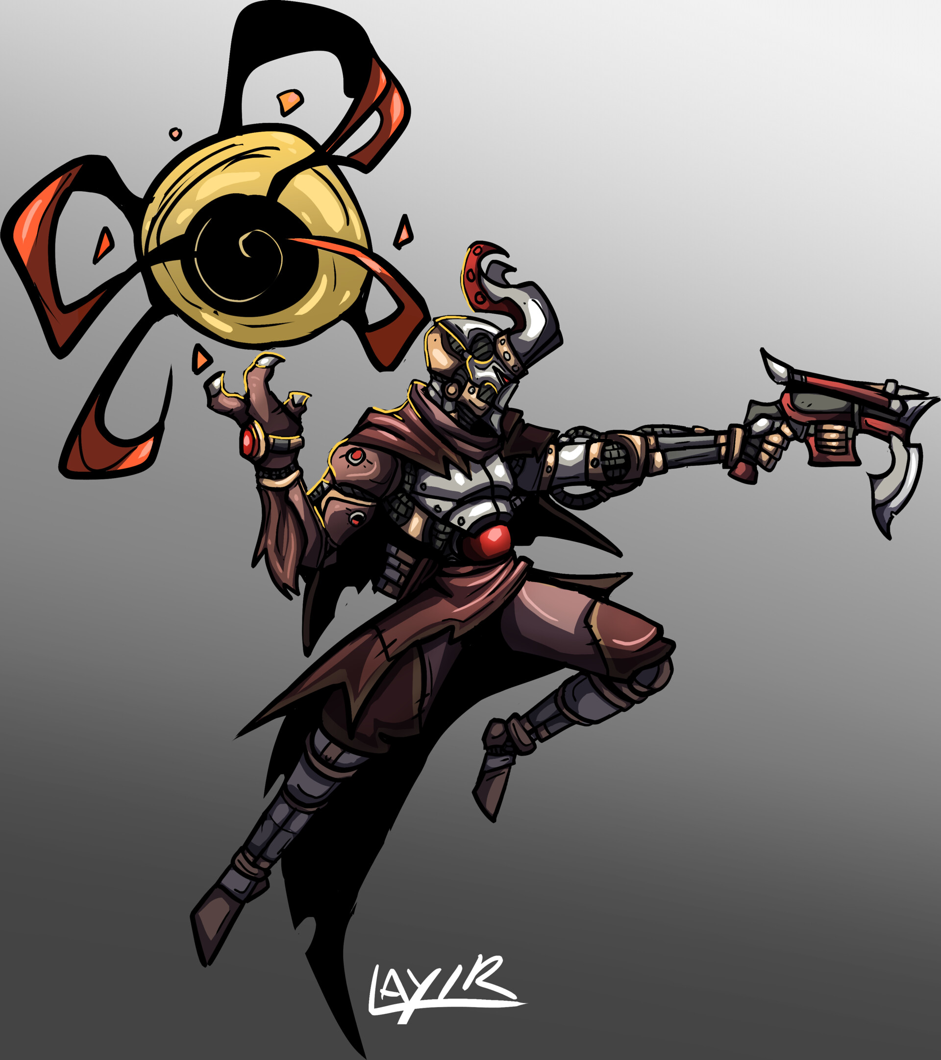 ArtStation - Cyborg Warlock