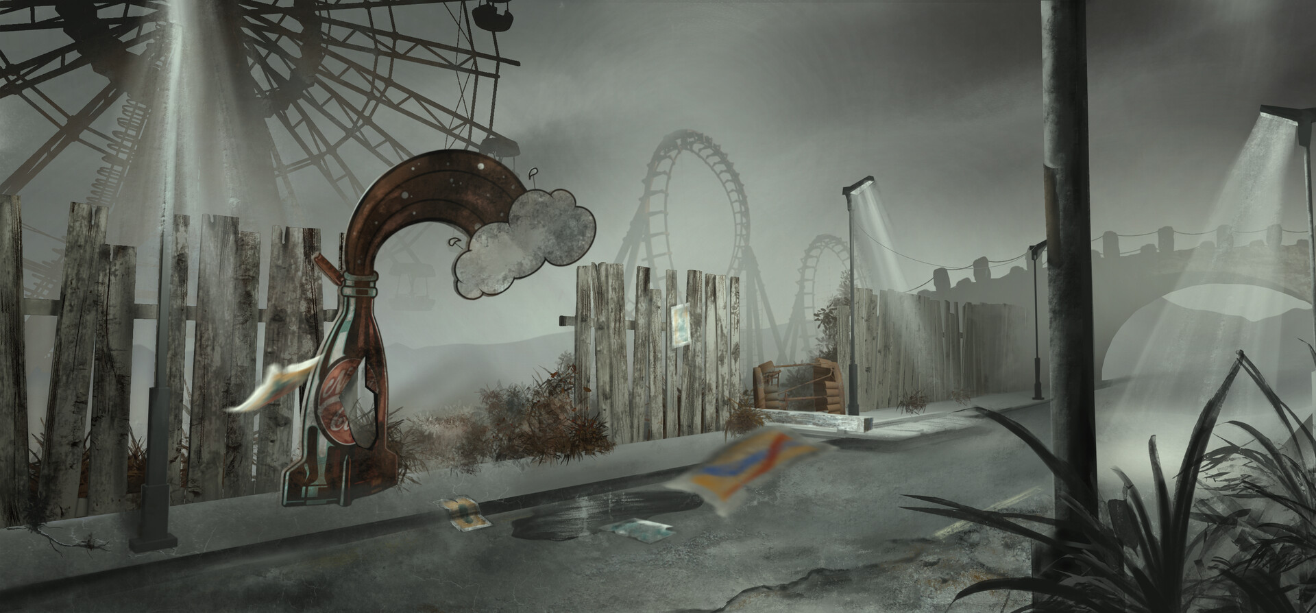 ArtStation - Carnival Entrance Environment Design