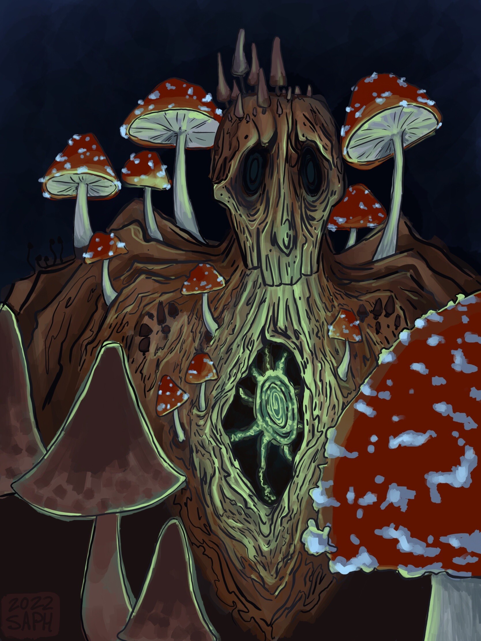 ArtStation - Mushroom woodman