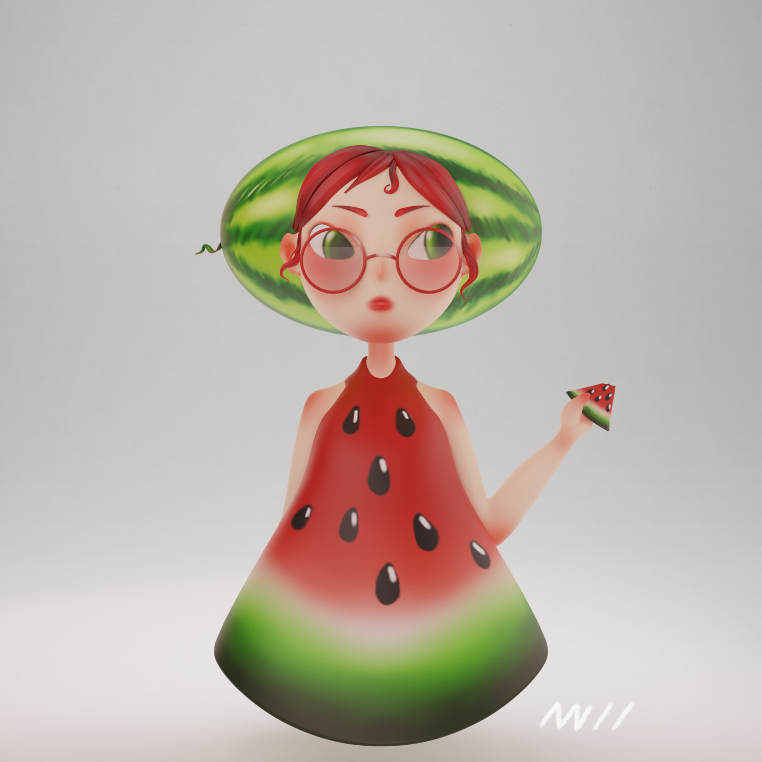 ArtStation - Watermelon Girl
