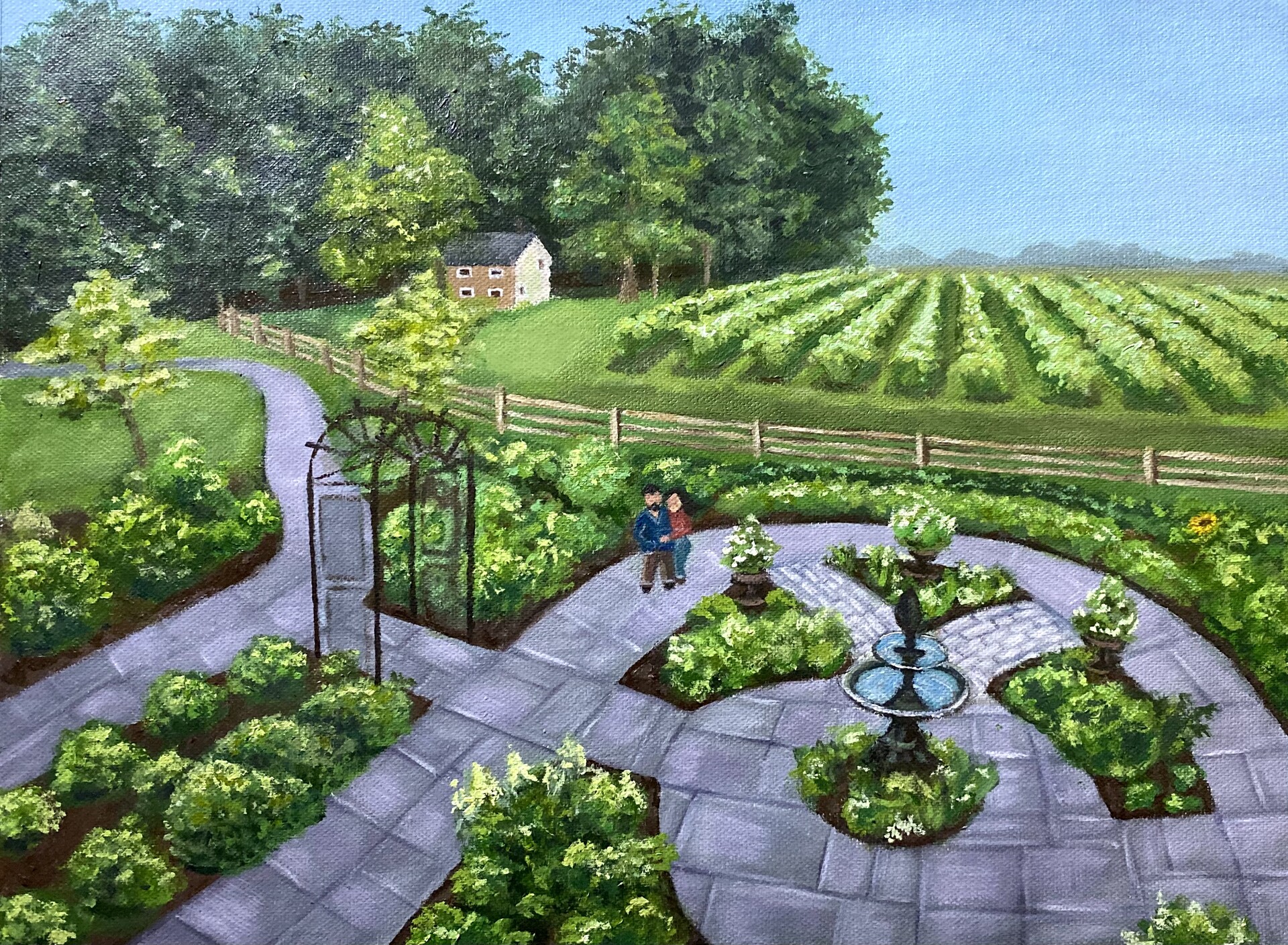 ArtStation - Landscape garden