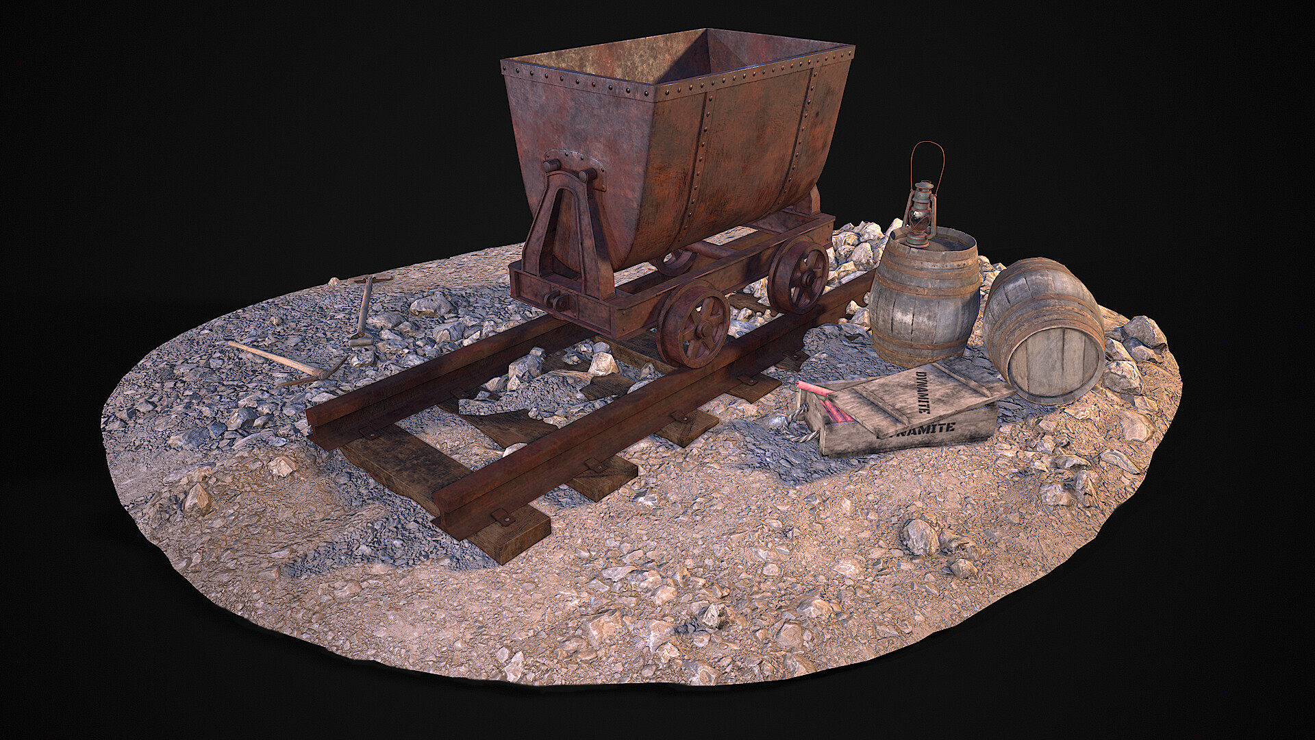 ArtStation - Mine Cart