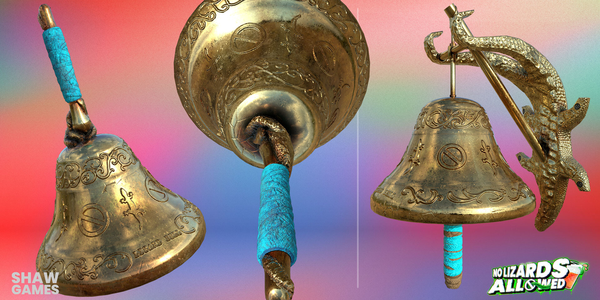 Ross Shaw - No Lizards Allowed - Pub prop assets