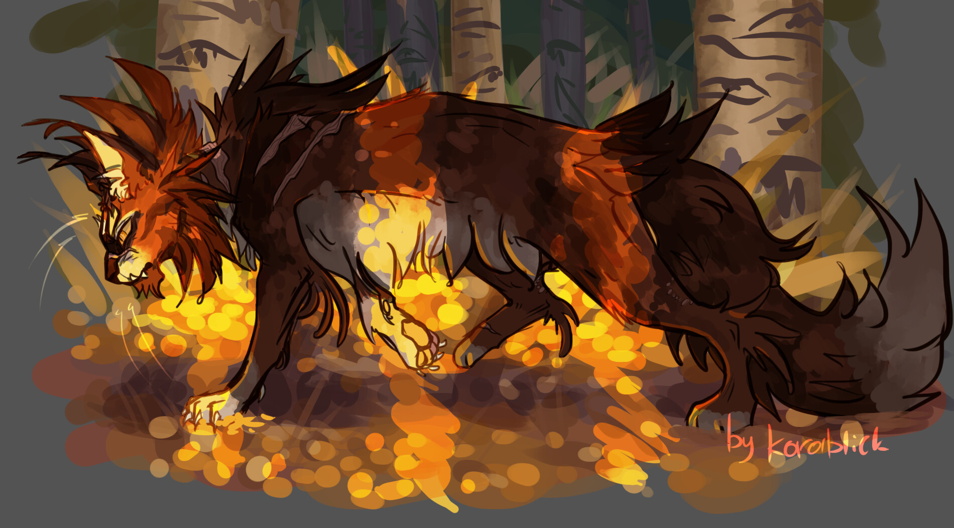 ArtStation - golden autumn