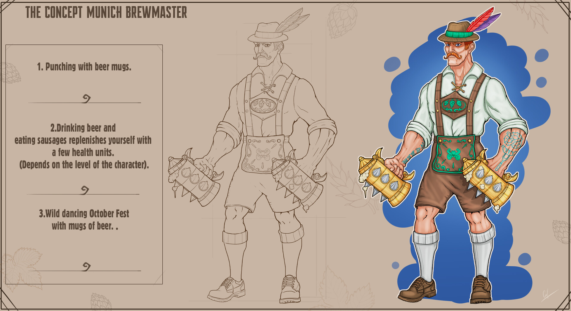 ArtStation - Munich Beer Master for game Beer Master 2020.