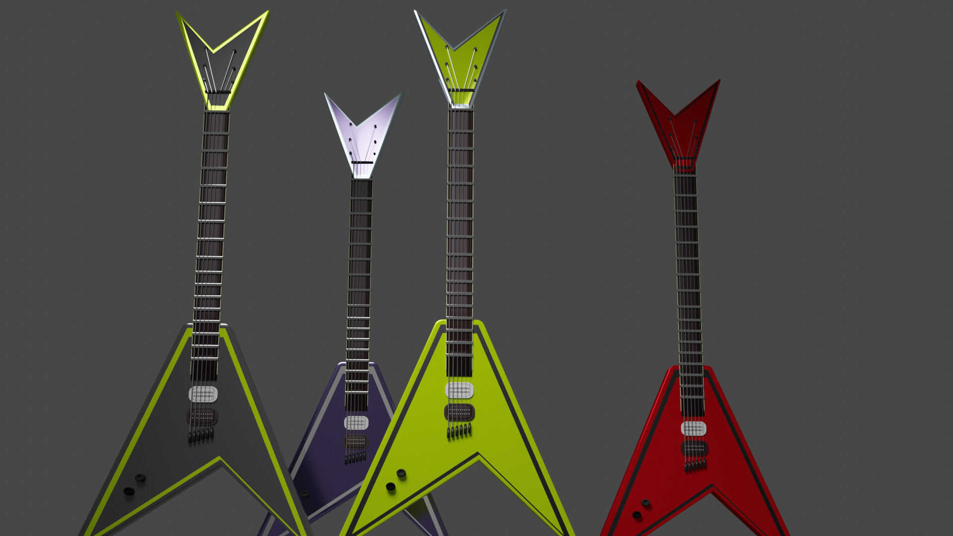 ArtStation - Flying V Guitars