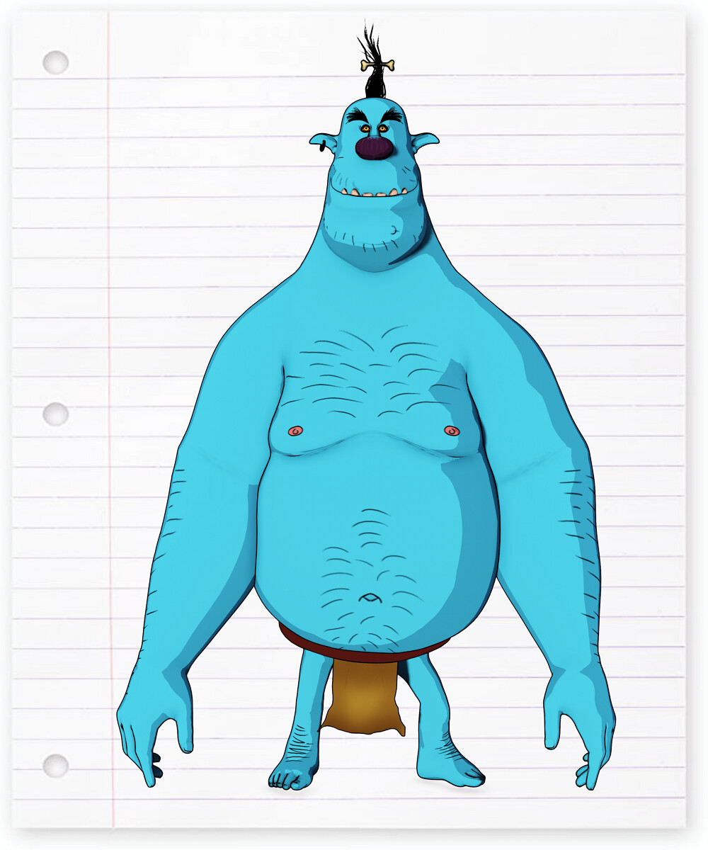 Peter Alexander - Toon Troll Experiment for Character Creator