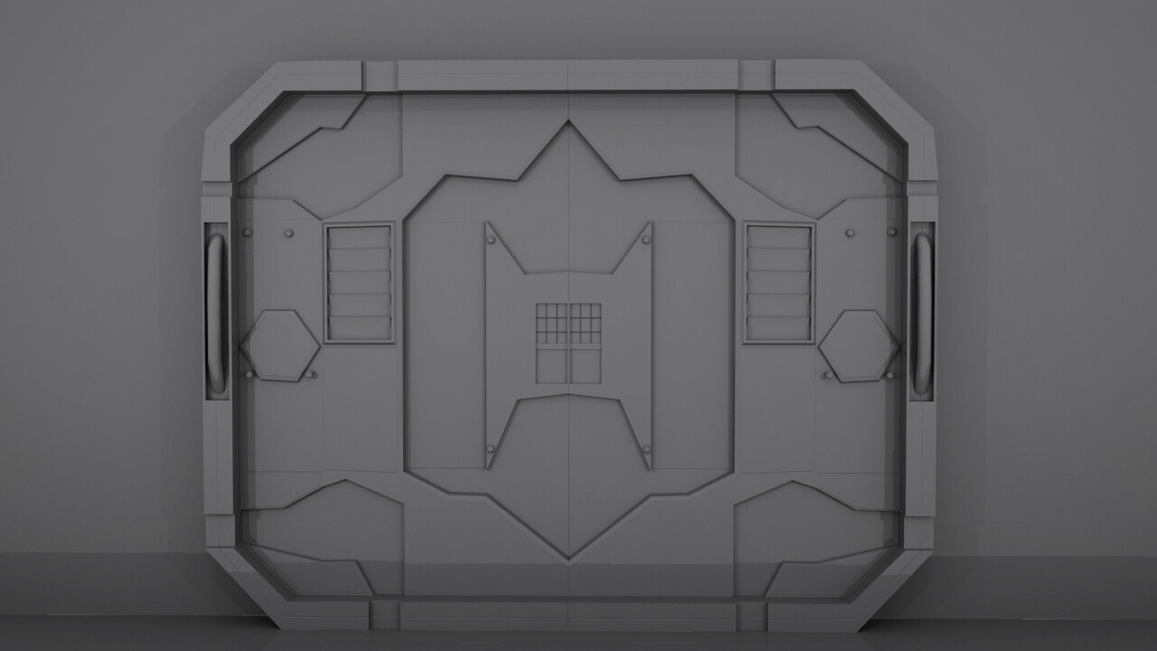 ArtStation - SCI-FI door