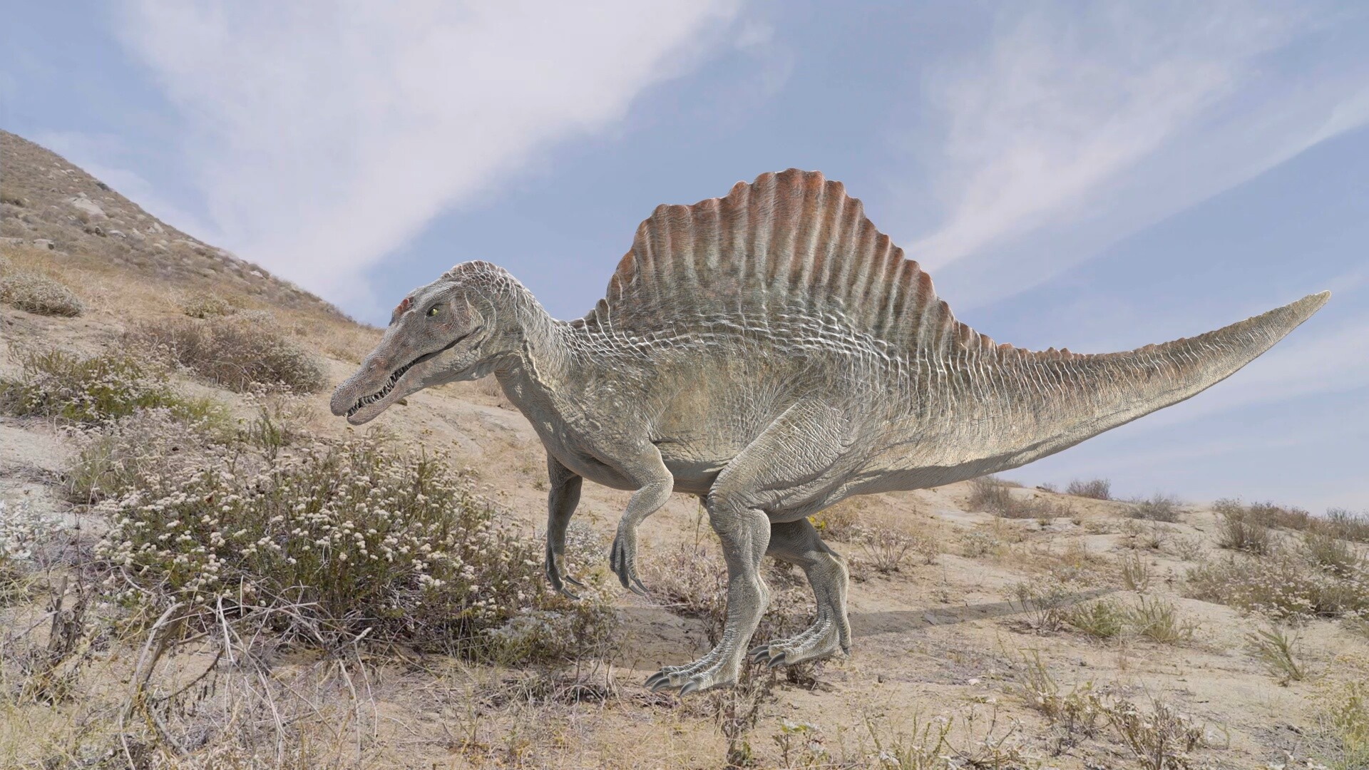 Isabel Raymond - Spinosaurus Texturing/Lighting Render Tests