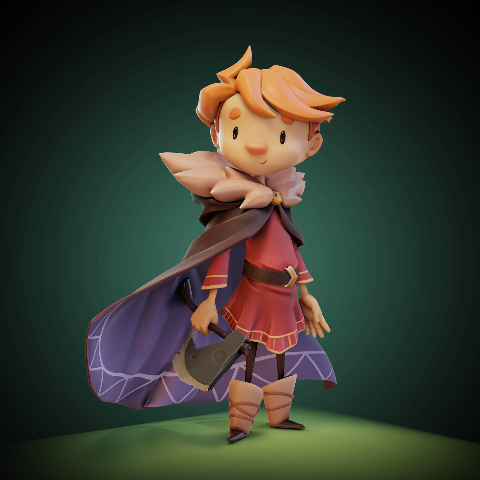 ArtStation - Escultura de personaje