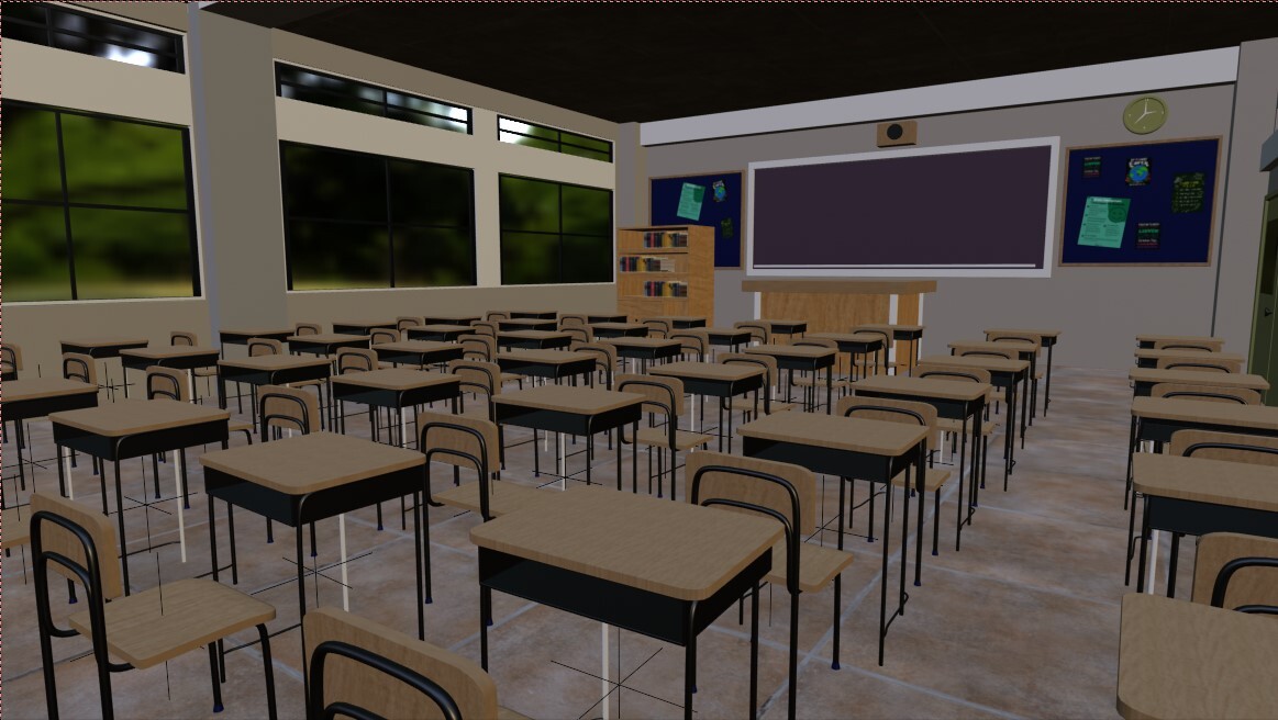 ArtStation - Calss room