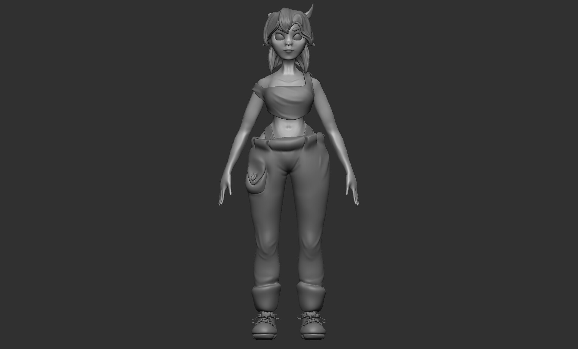 ArtStation - 3D OC Model TurnAround