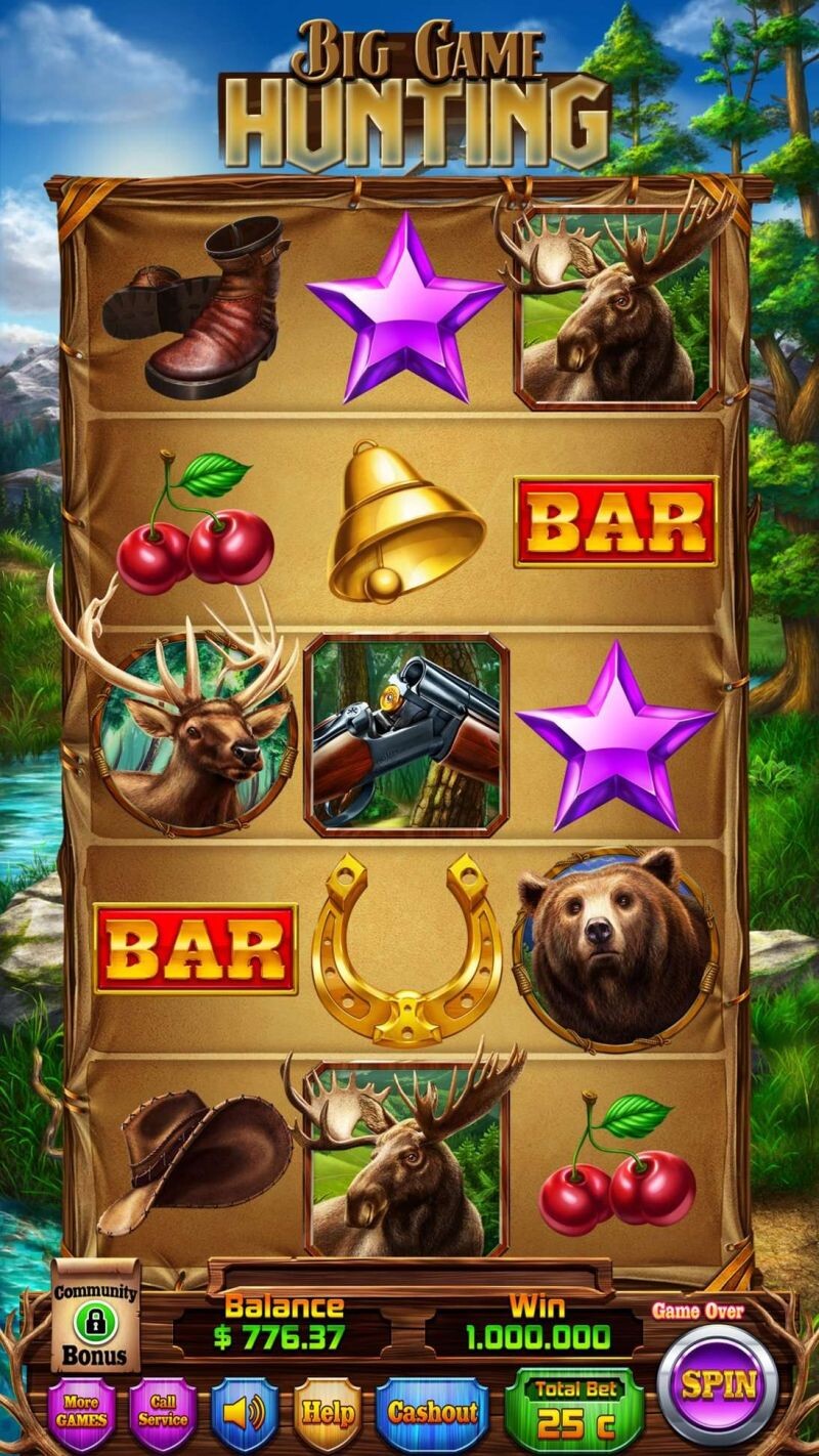 ArtStation - The Main UI development for the Hunting slot machine