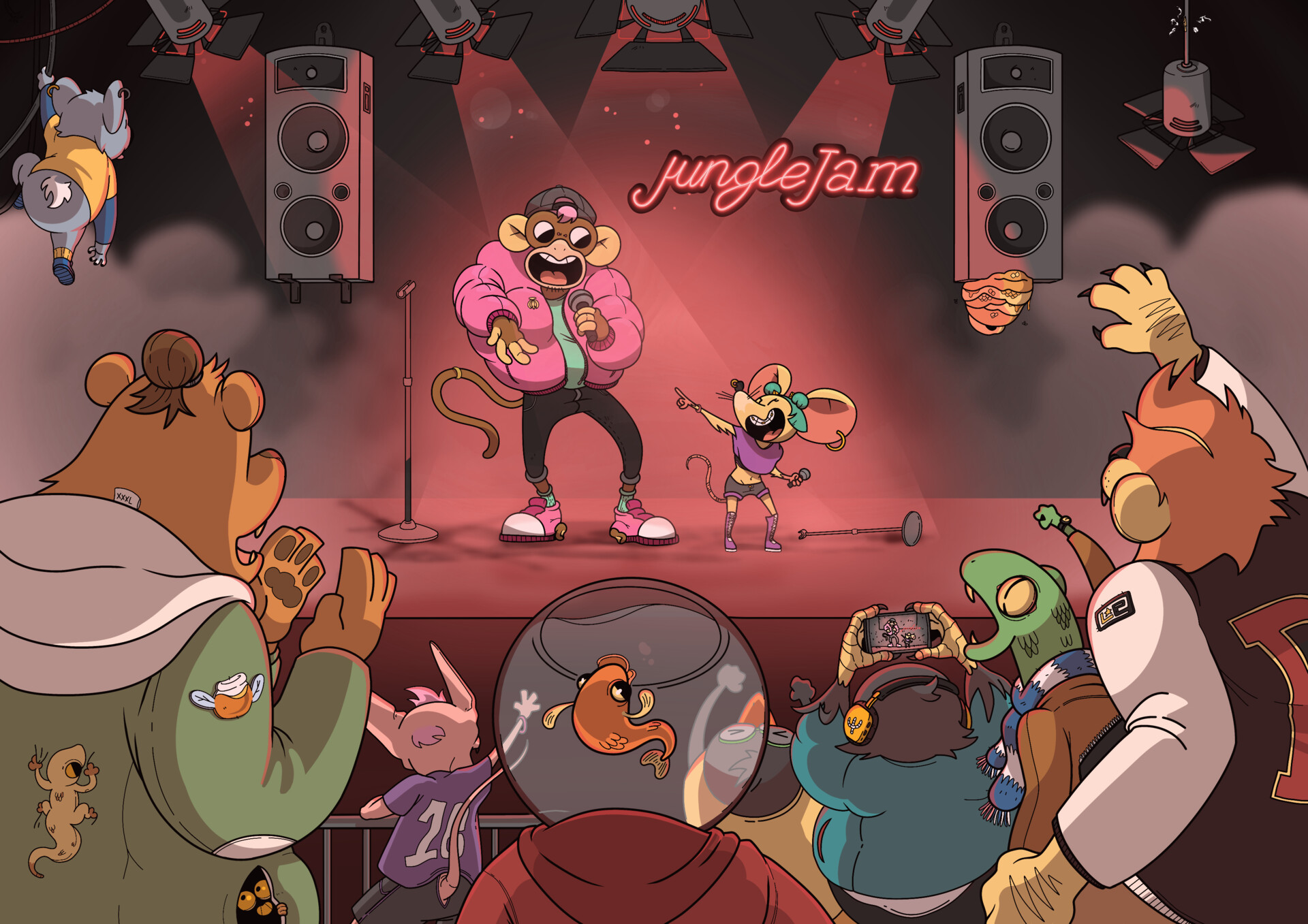 ArtStation - Jungle Jam | Artwork | Jungle concert