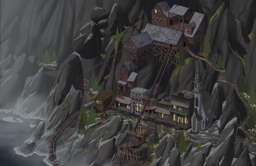 ArtStation - Three Ten to Yuma: Town Design