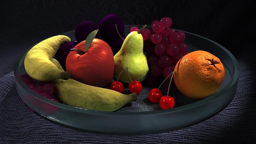 ArtStation - Fruit bowl