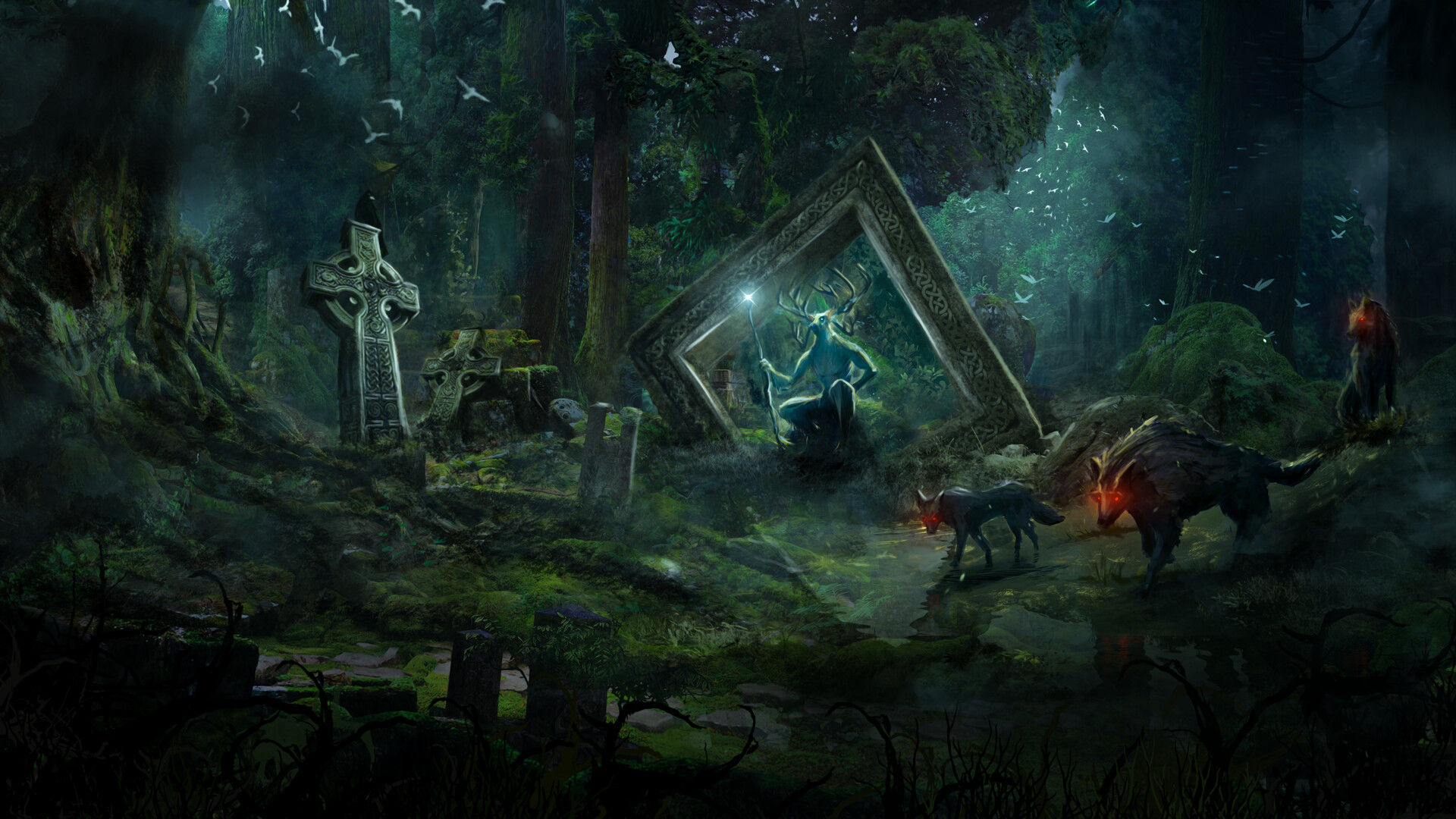 ArtStation - Celtic Forest