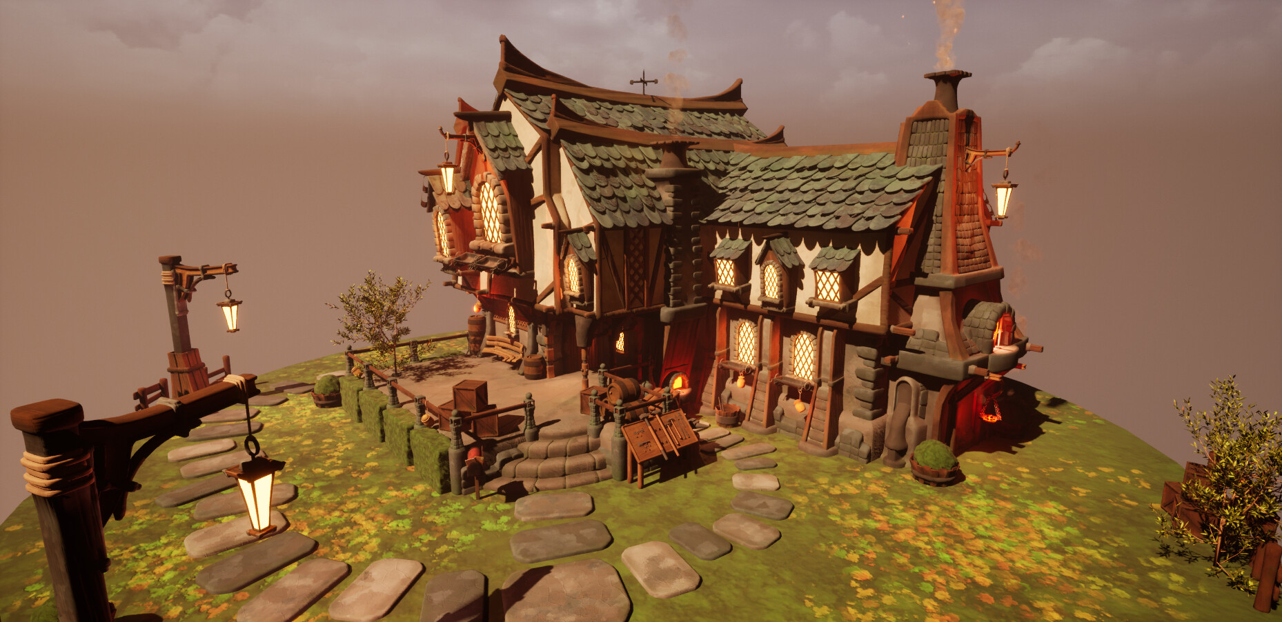 Alexander Charles - Stylised House Diorama